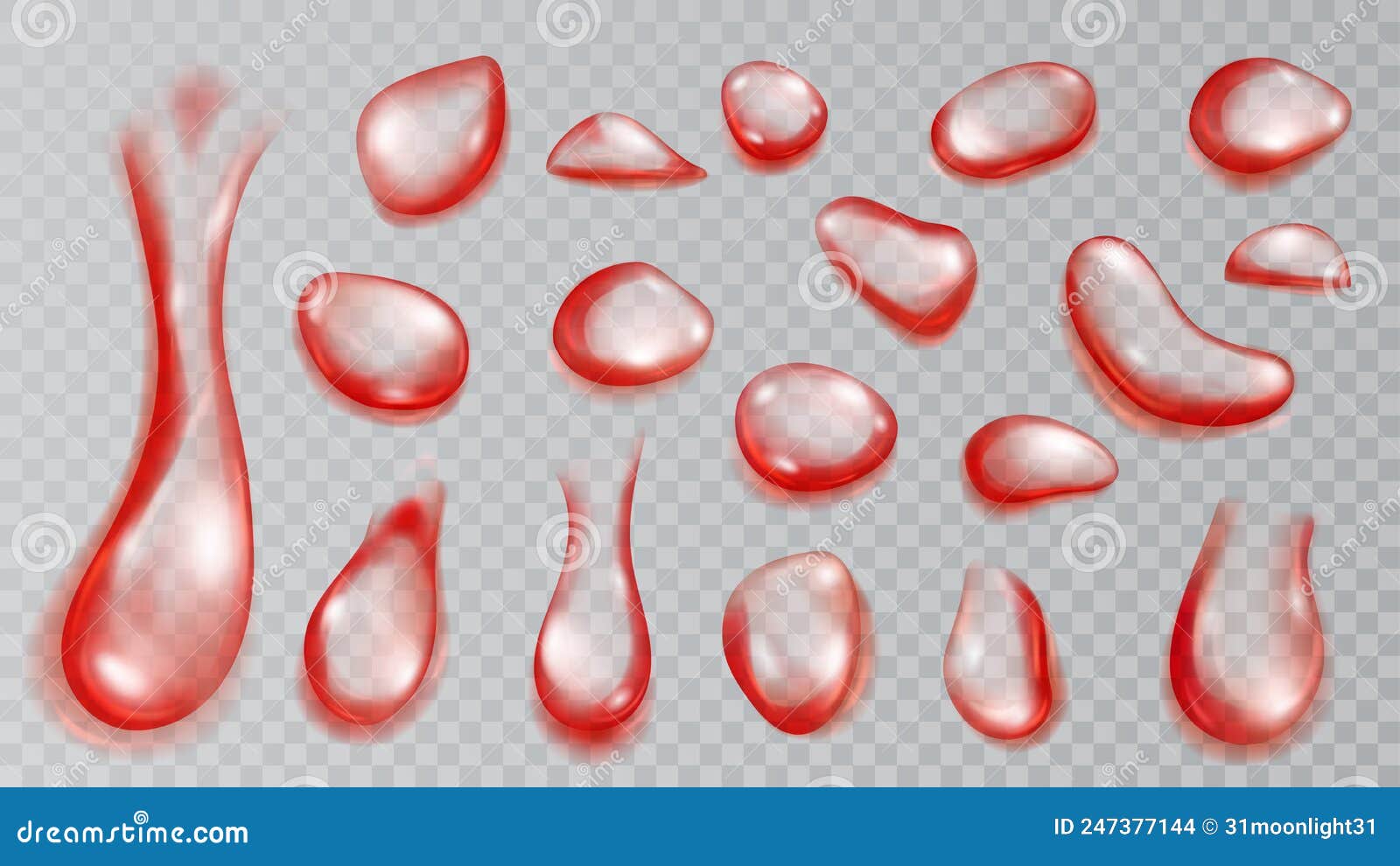 Translucent water drops stock vector. Illustration of raindrop - 247377144