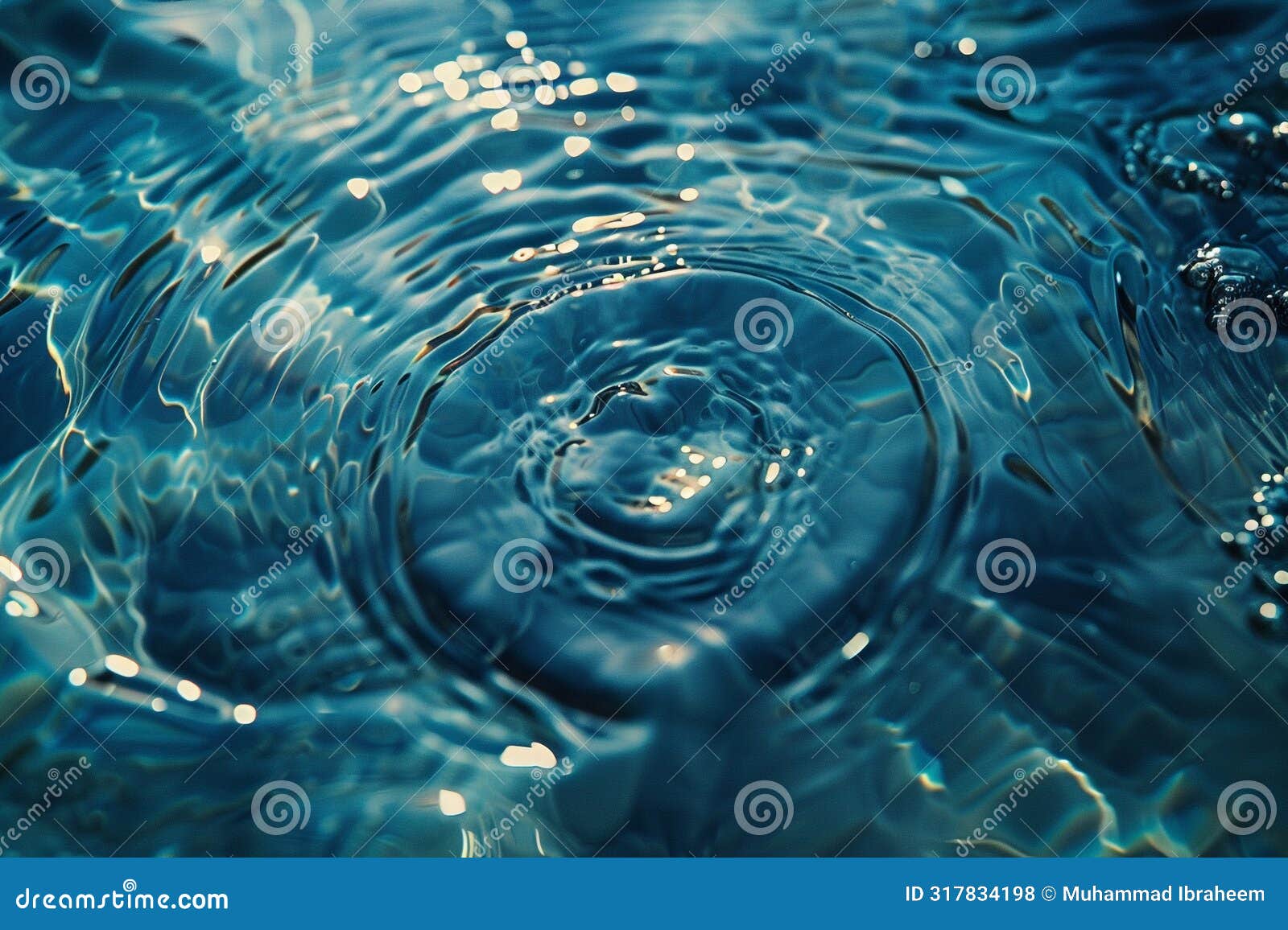 Translucent Water Ripple Effect Stock Photo - Image of dust, particle ...
