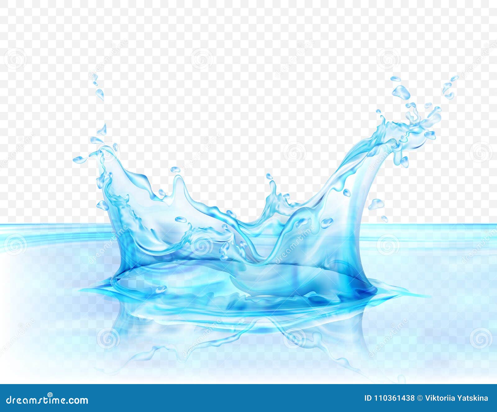 Water Splash Effect Illustrator