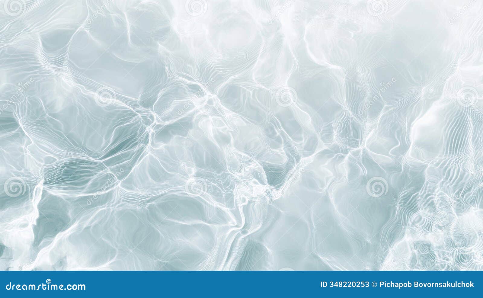 Translucent Water Texture with Light Refraction Effects Stock ...