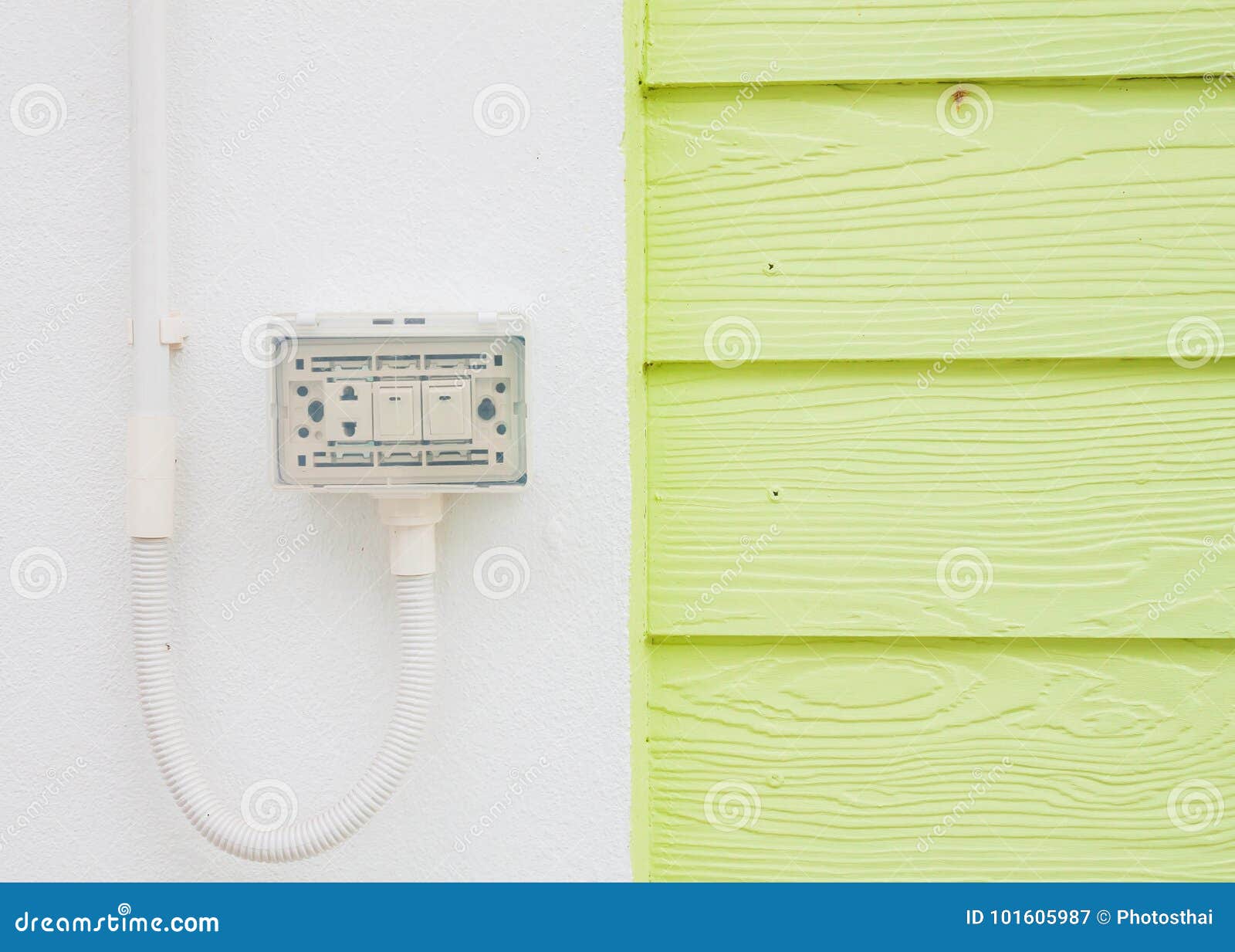 Translucent Waterproof Electric Switch Box Stock Image - Image of ...