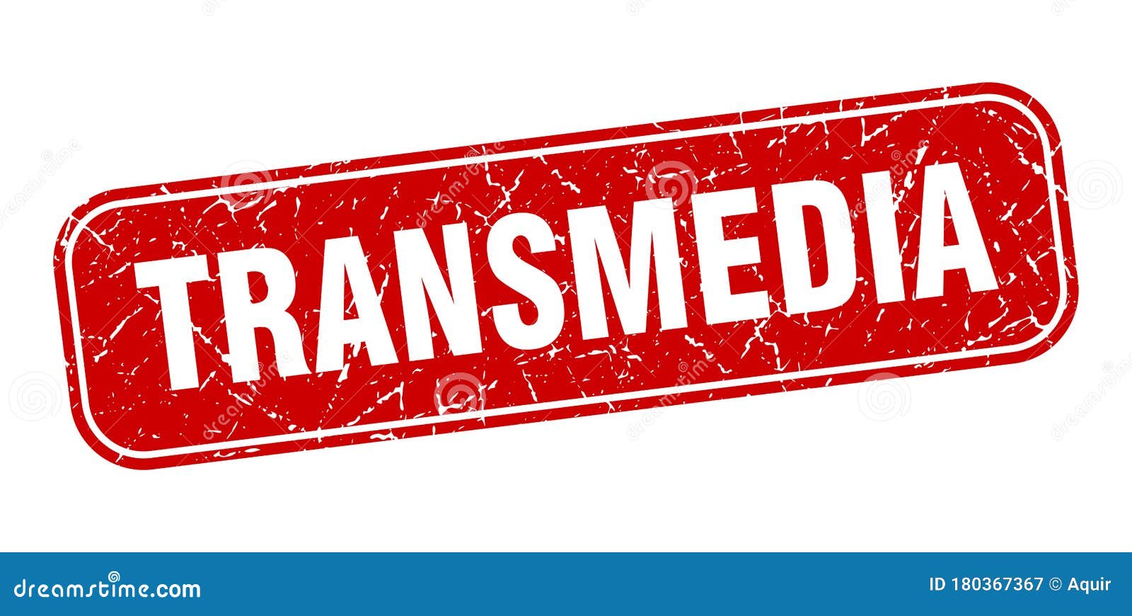 Transmedia Stamp. Transmedia Square Grungy Isolated Sign Stock Vector ...