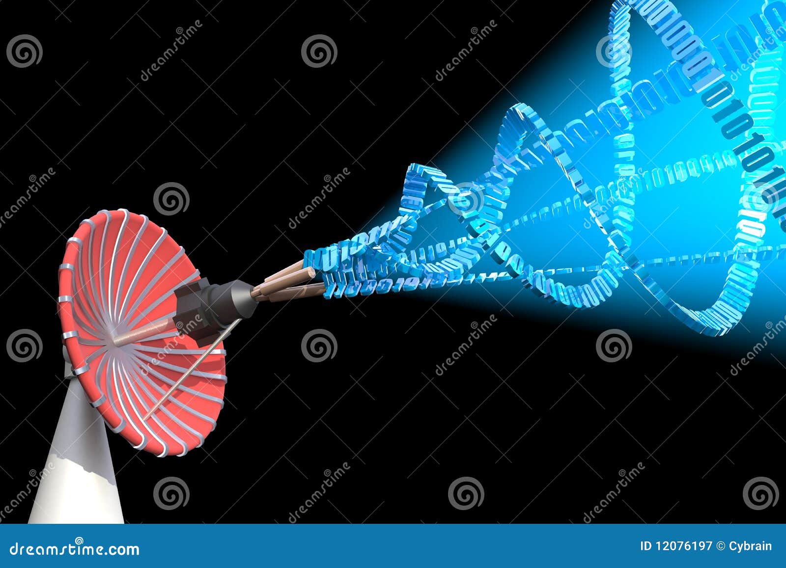 Transmisor de datos stock de ilustración. Ilustración de ciberespacio ...