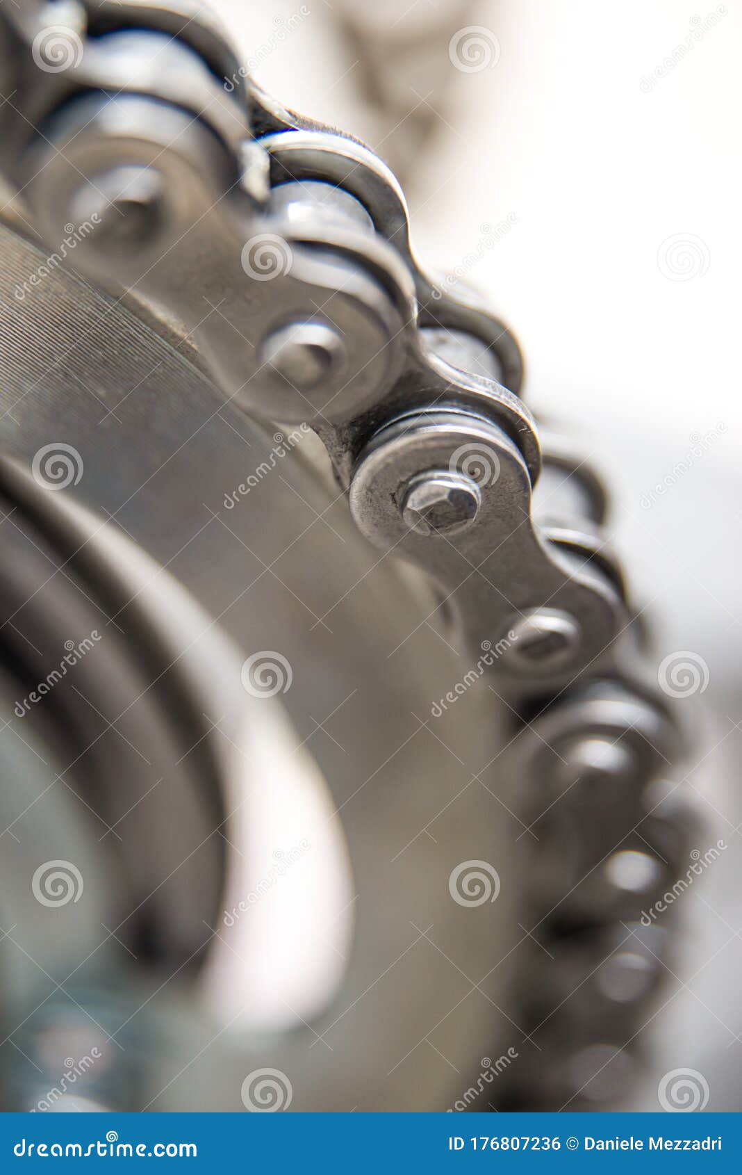 Transmission Chain of a Motorcycle Stock Photo - Image of engines ...