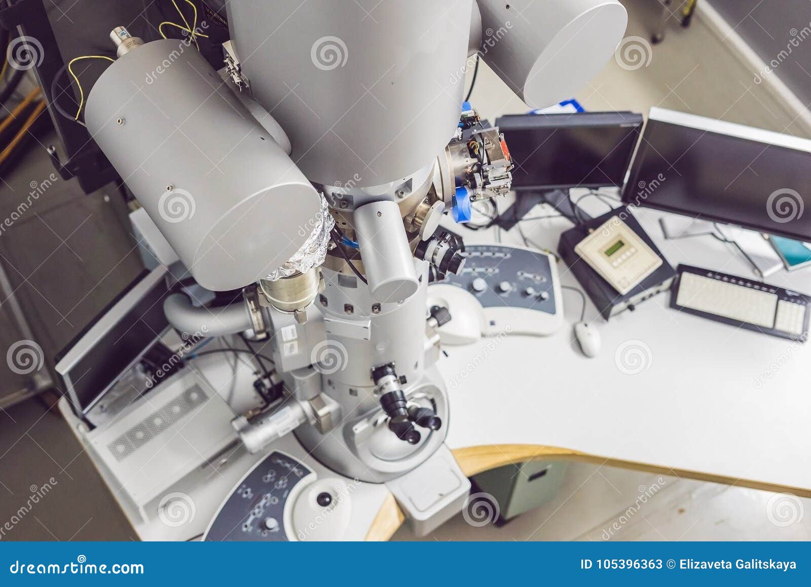 Transmission Electron Microscope In A Scientific Laboratory Stock Image ...