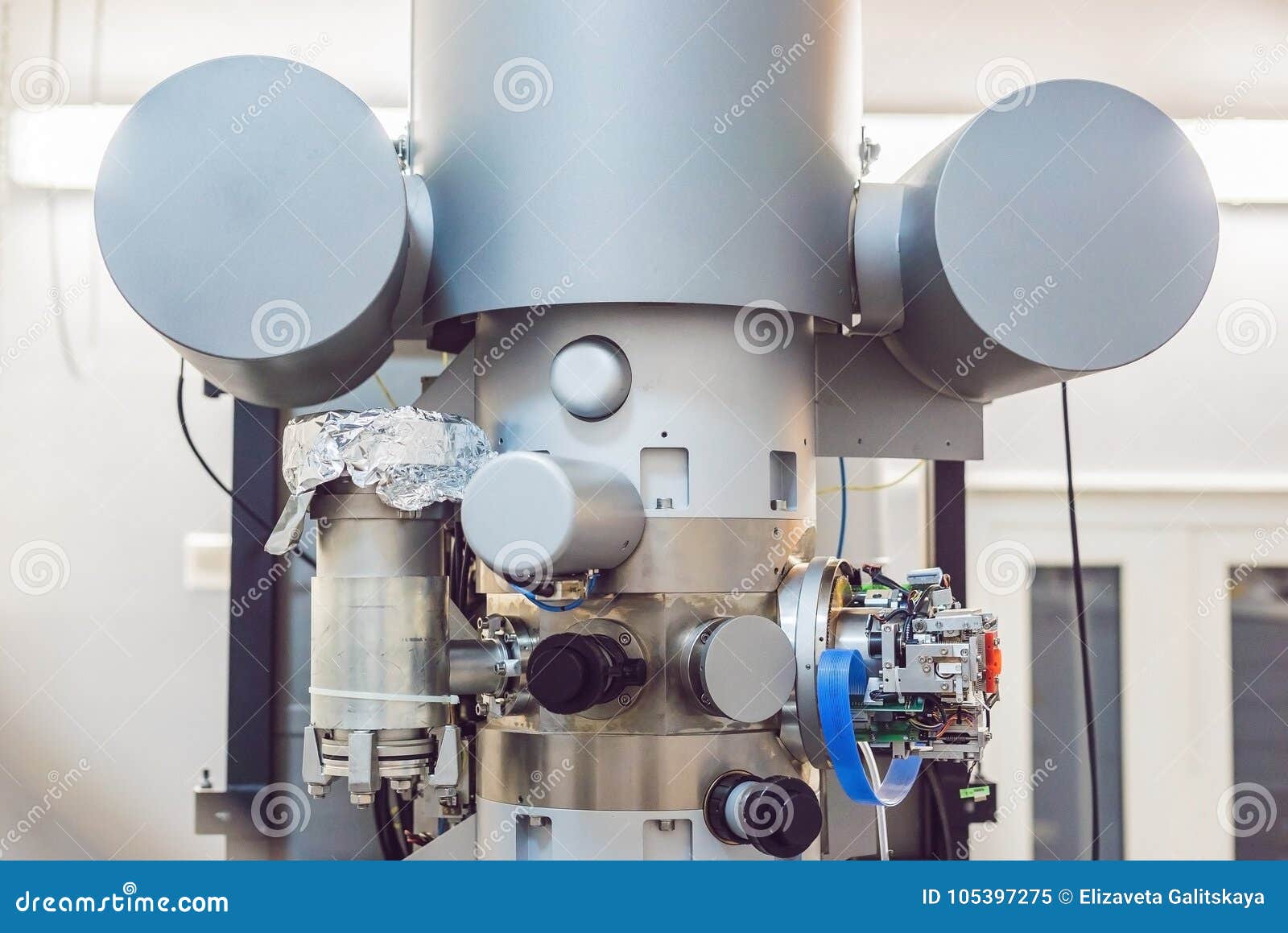 Transmission Electron Microscope in a Scientific Laboratory Stock Image ...