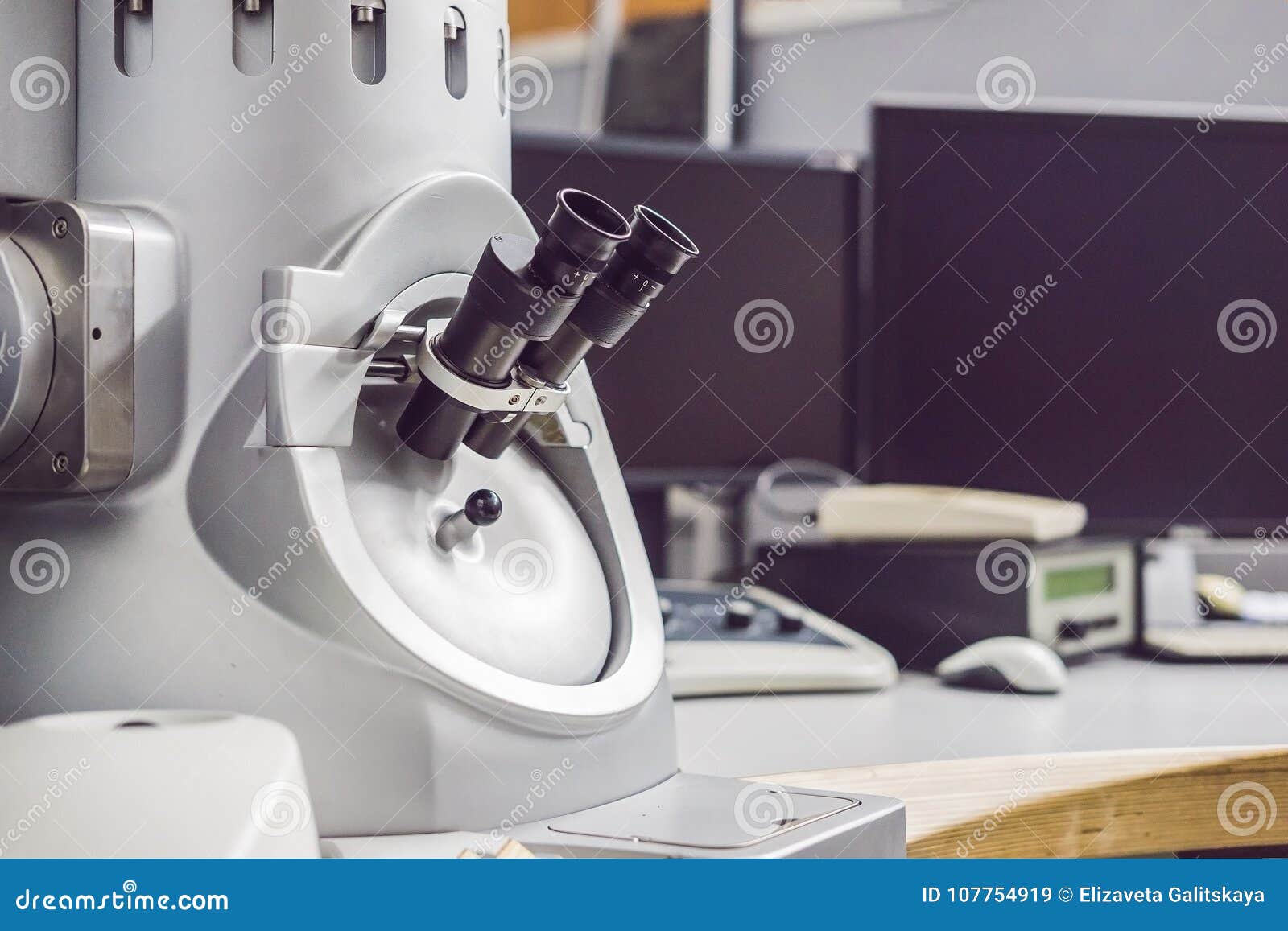 A Transmission Electron Microscope in a Scientific Laboratory Stock ...