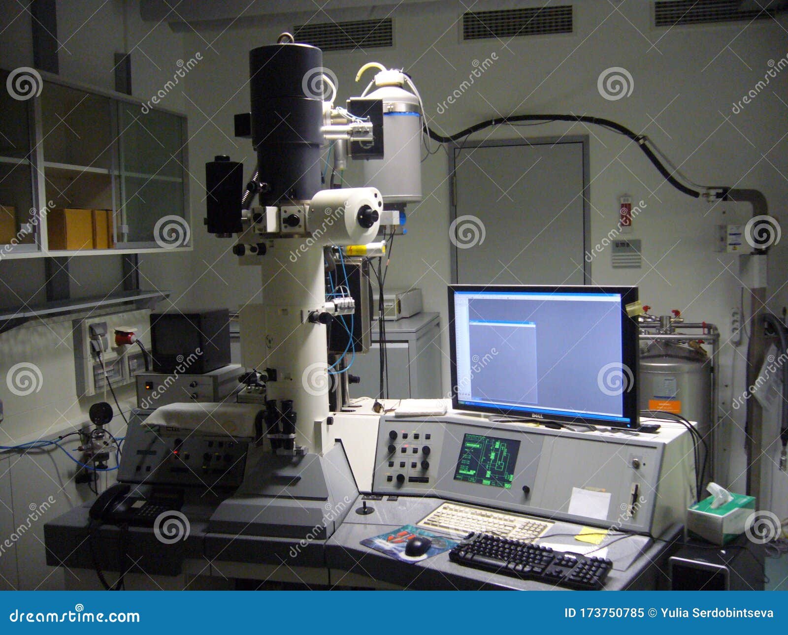 Transmission Electron Microscope in a Scientific Laboratory. Germany ...