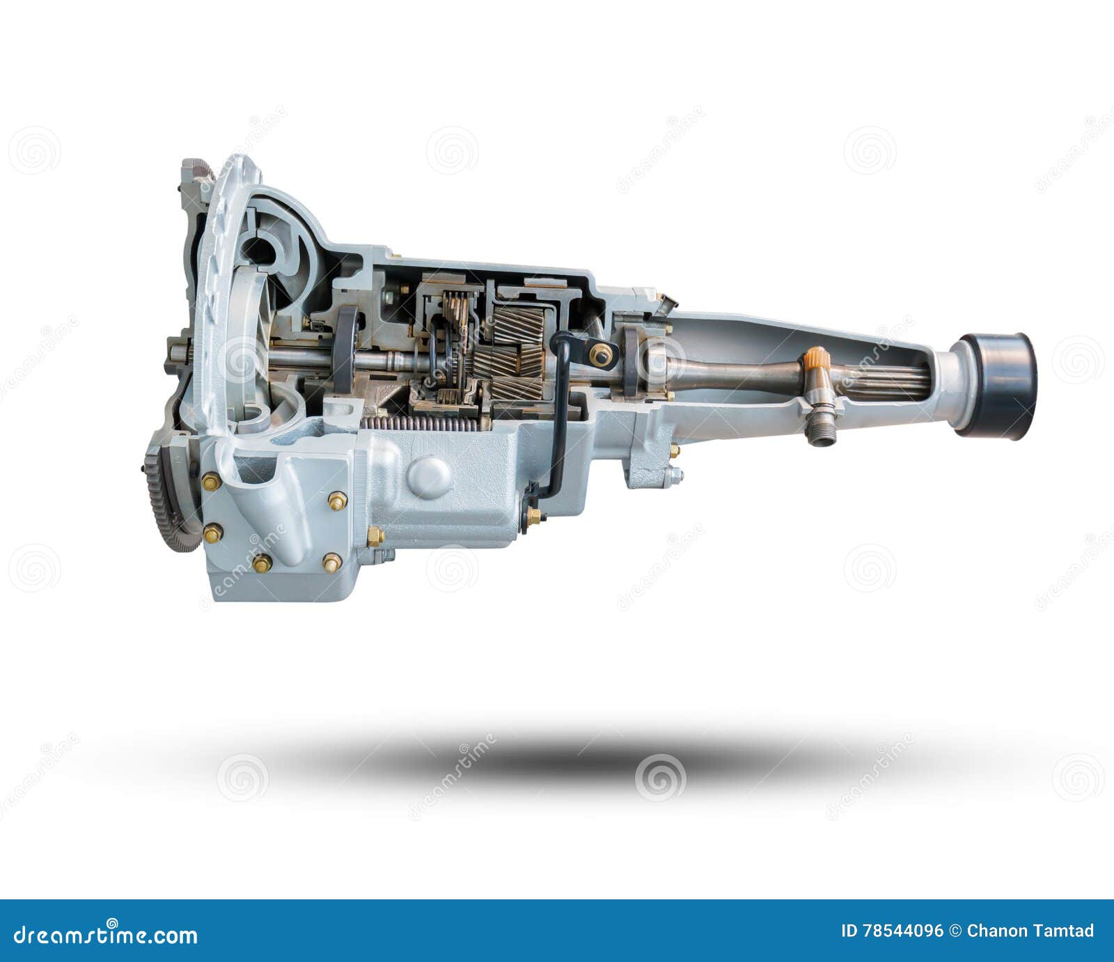Transmission Gears Isolated on a White Background. Stock Photo - Image ...