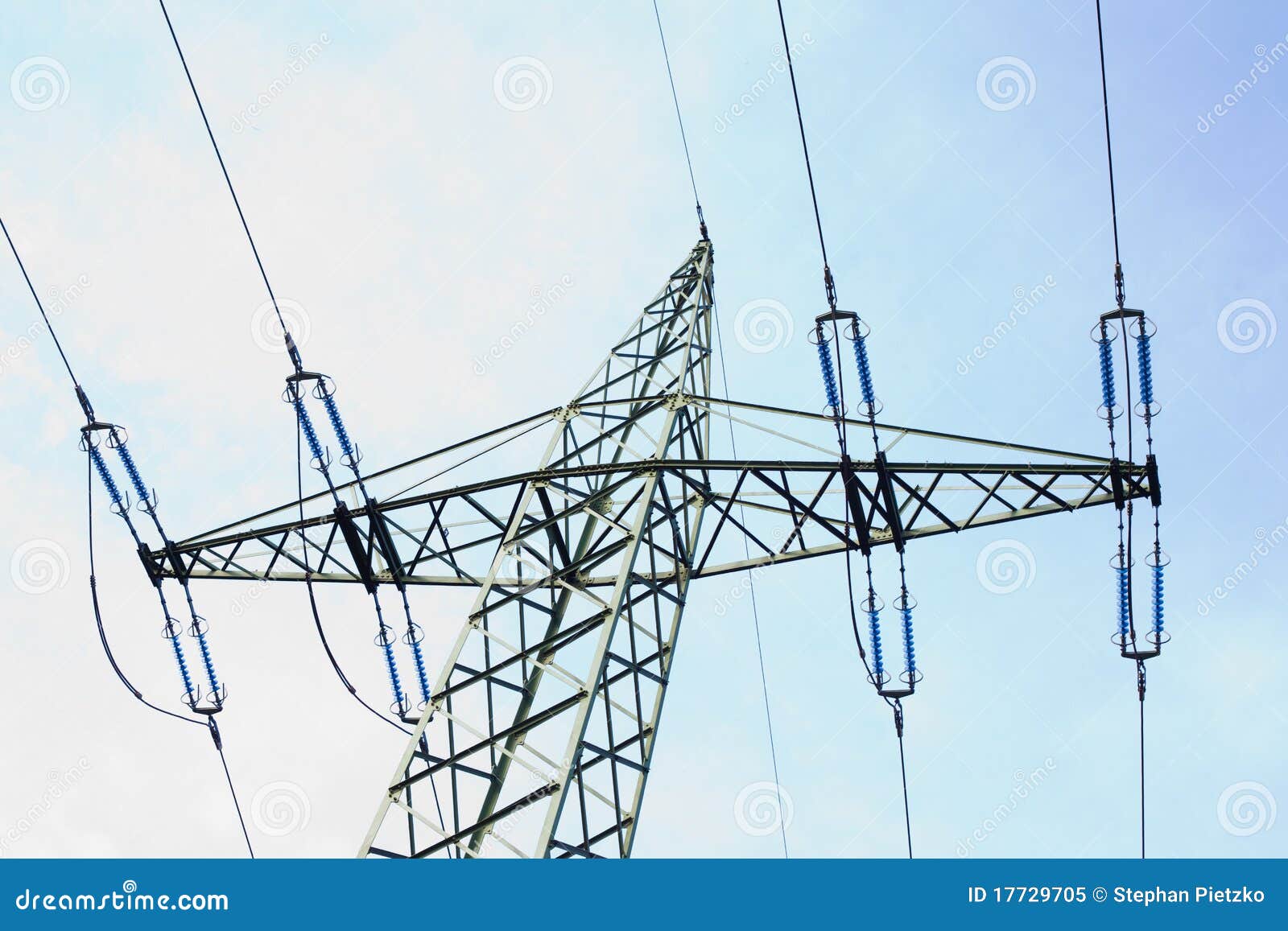 Transmission Line Pylon stock image. Image of industry - 17729705