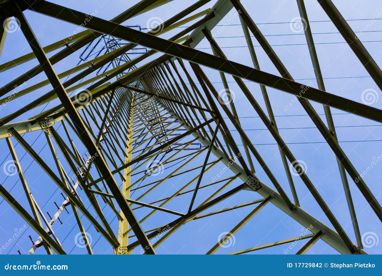 Transmission Line Pylon stock photo. Image of pylon, energy - 17729842