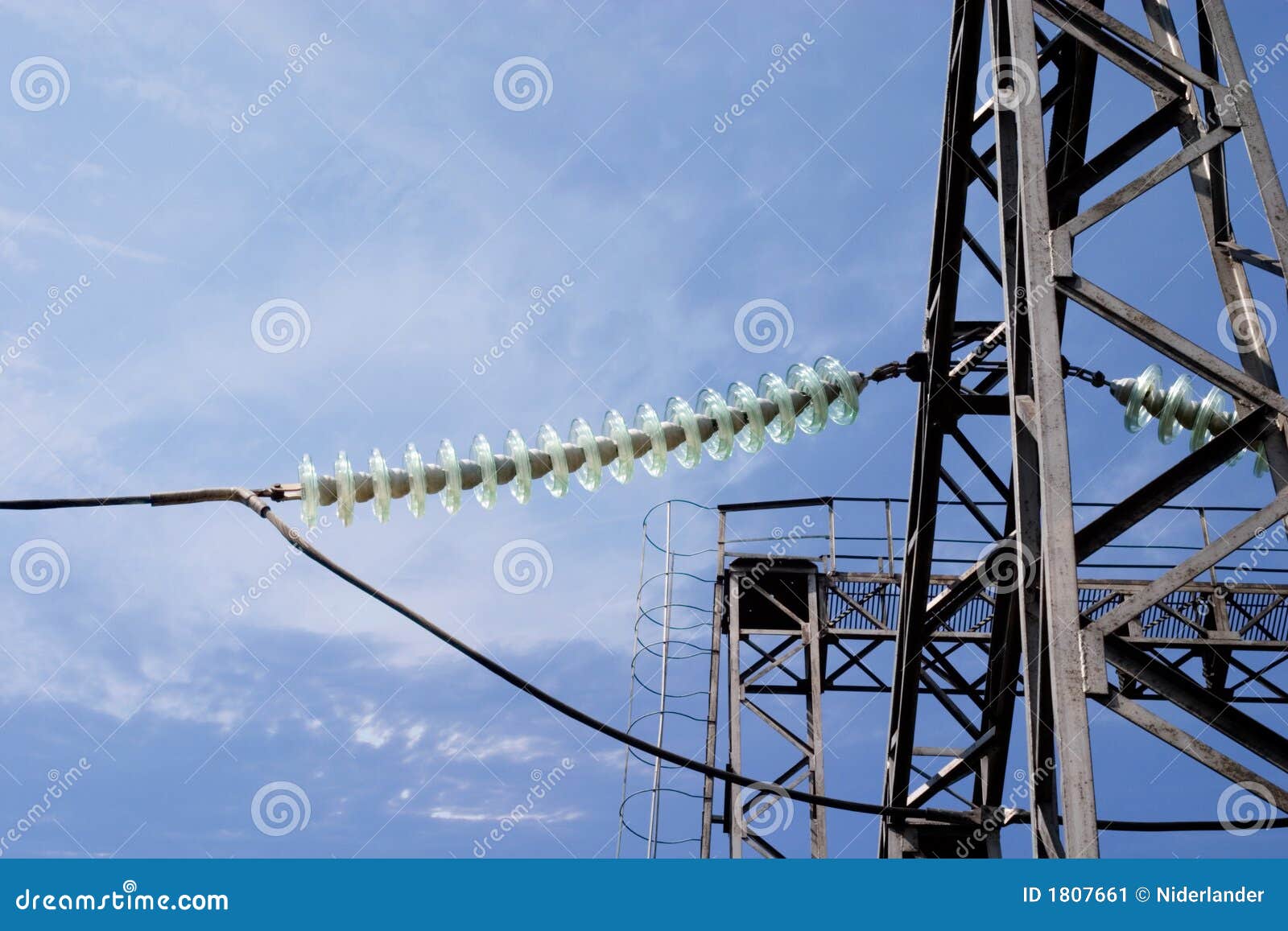 Transmission line tower stock image. Image of connection - 1807661