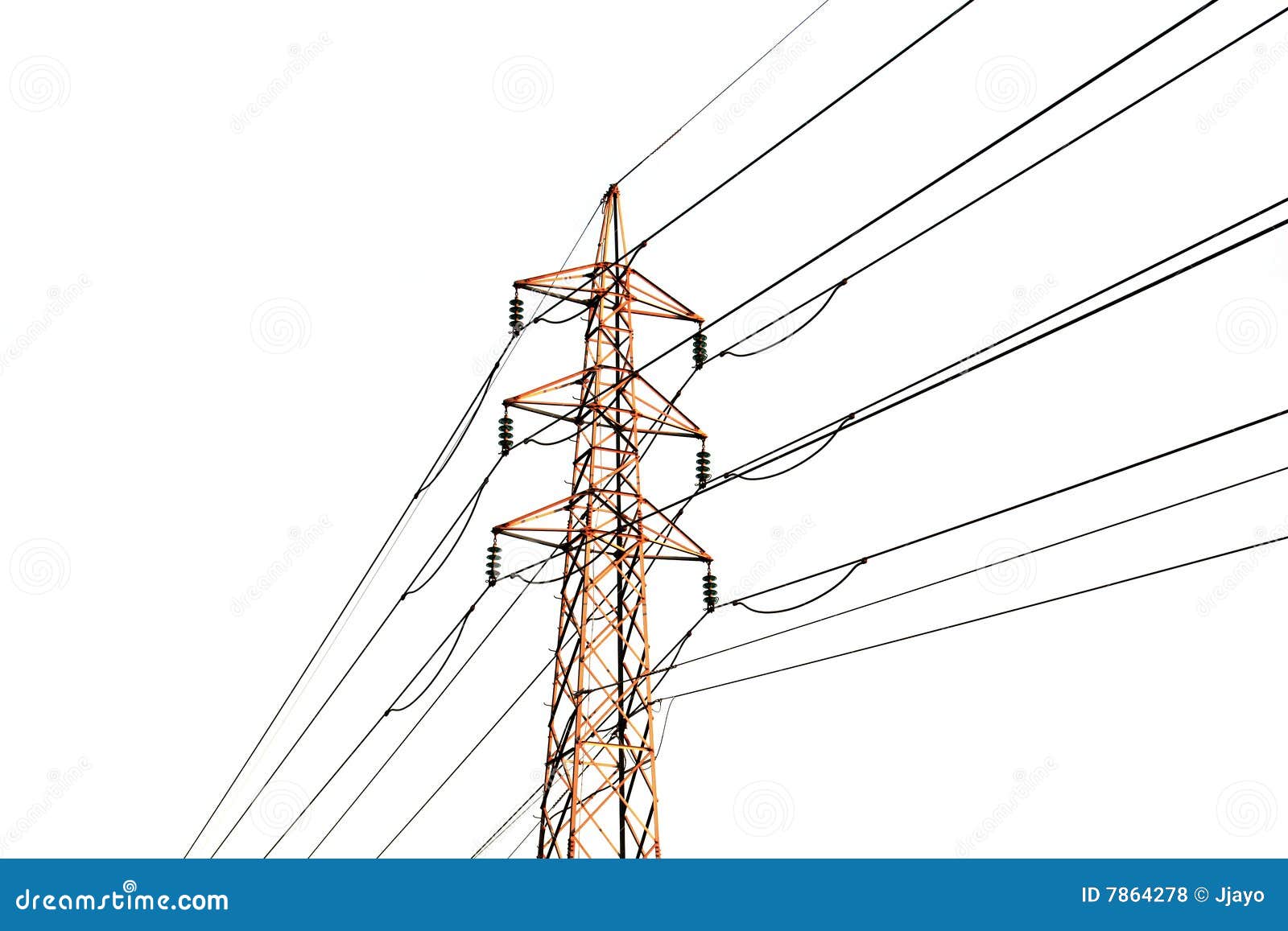 Transmission lines stock illustration. Illustration of background - 7864278