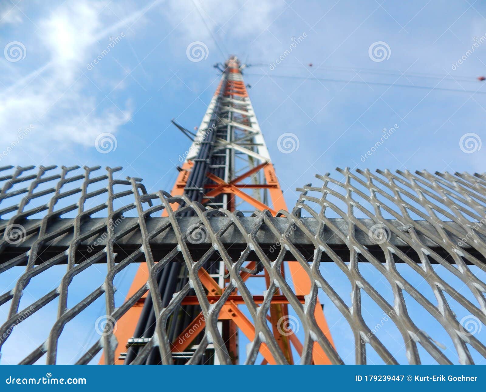 Transmission Mast in Talkau Stock Image - Image of recreation, fair ...