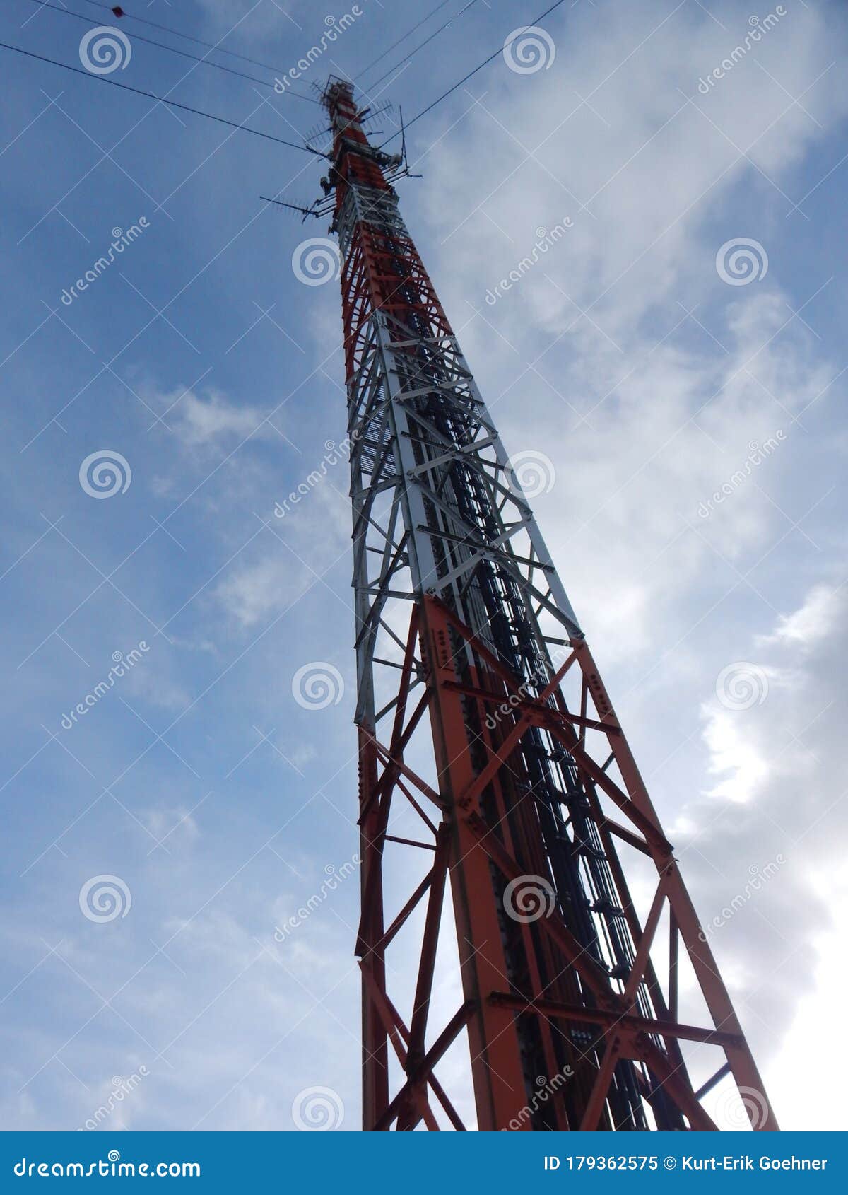 Transmission Mast in Talkau Stock Image - Image of electricity ...