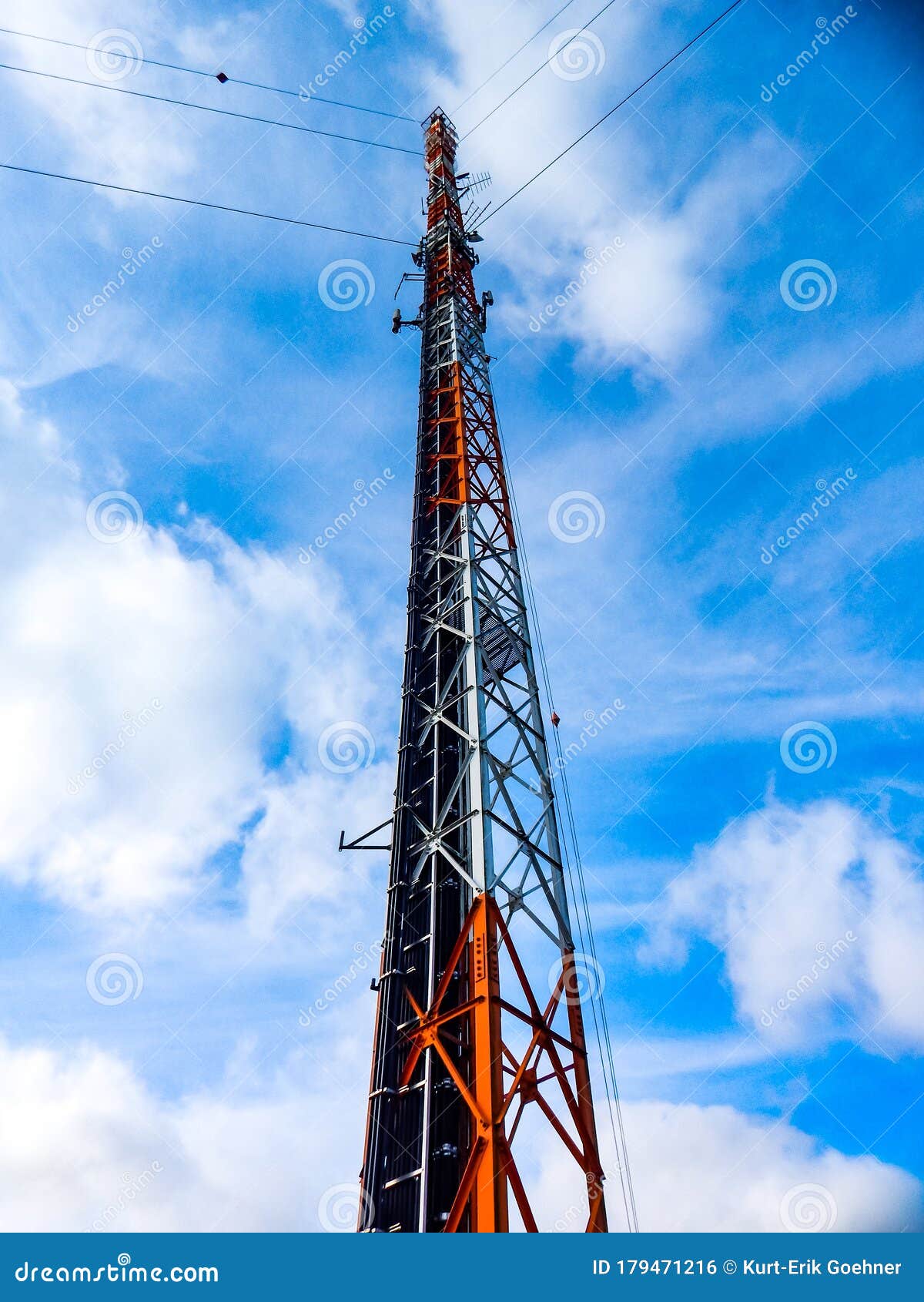 Transmission Mast in Talkau Stock Photo - Image of mast, skyscraper ...