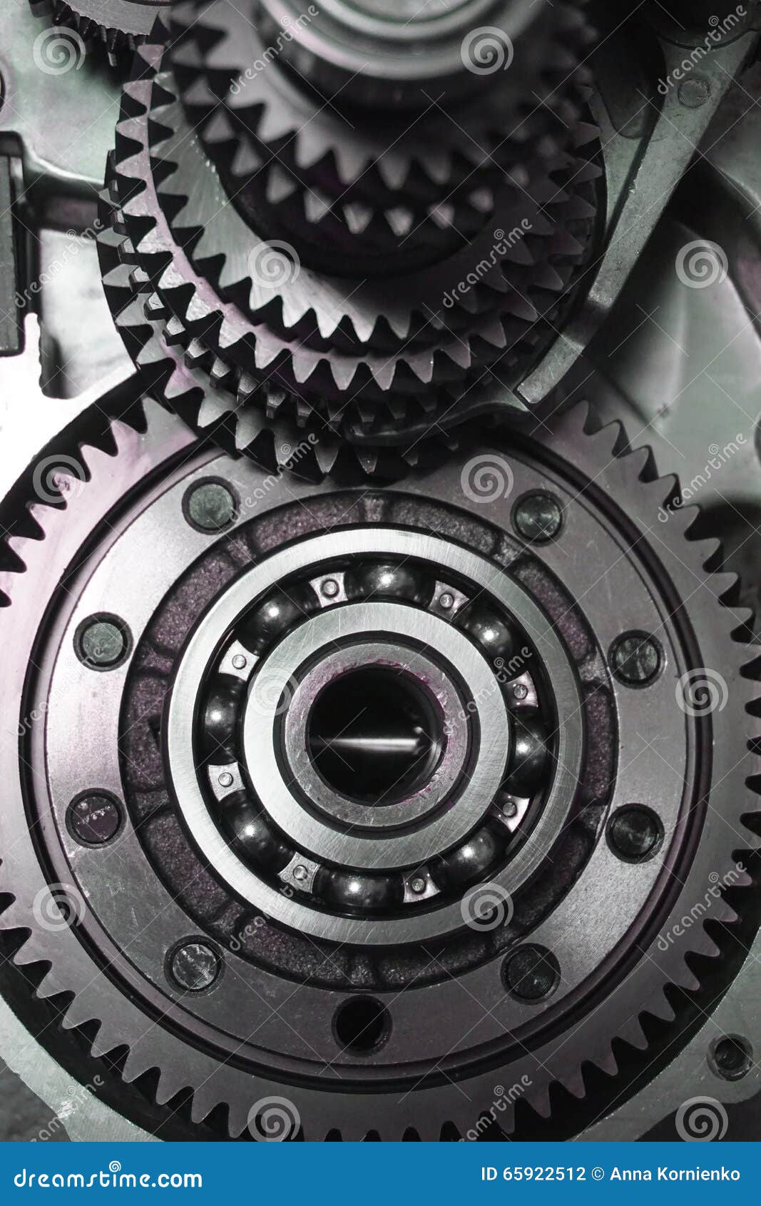 Transmission. metal gears stock photo. Image of machine - 65922512