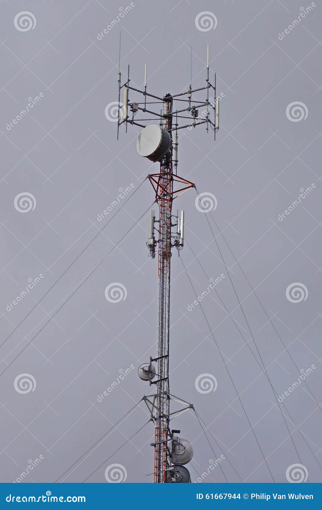 Transmission relay tower stock photo. Image of tower - 61667944