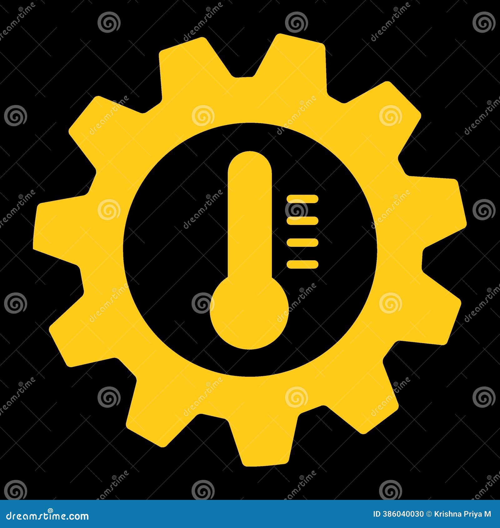 Coolant Warning Light In Car Dashboard. Engine Overheating Control ...