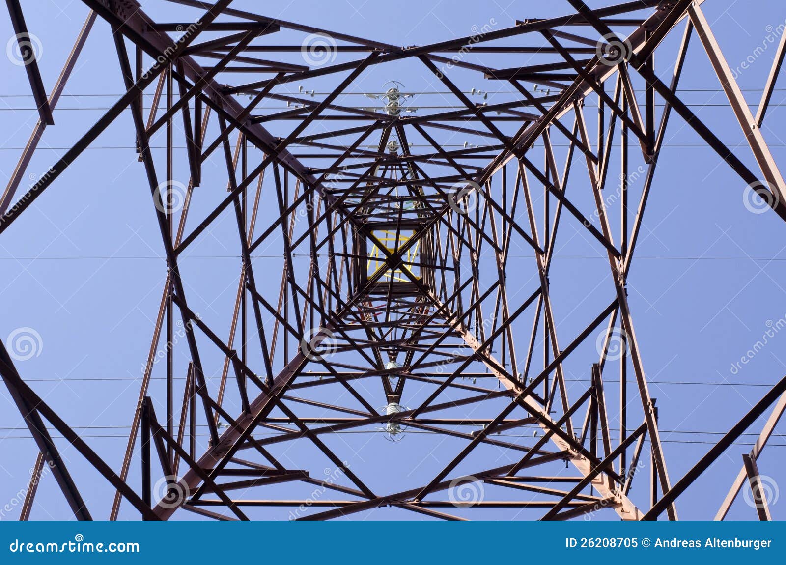 Transmission tower stock image. Image of environment - 26208705