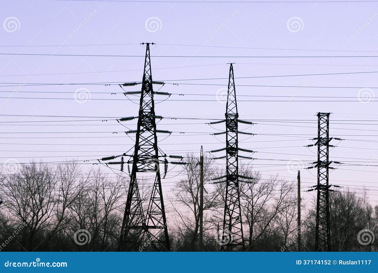 Transmission tower stock photo. Image of energy, engineering - 37174152