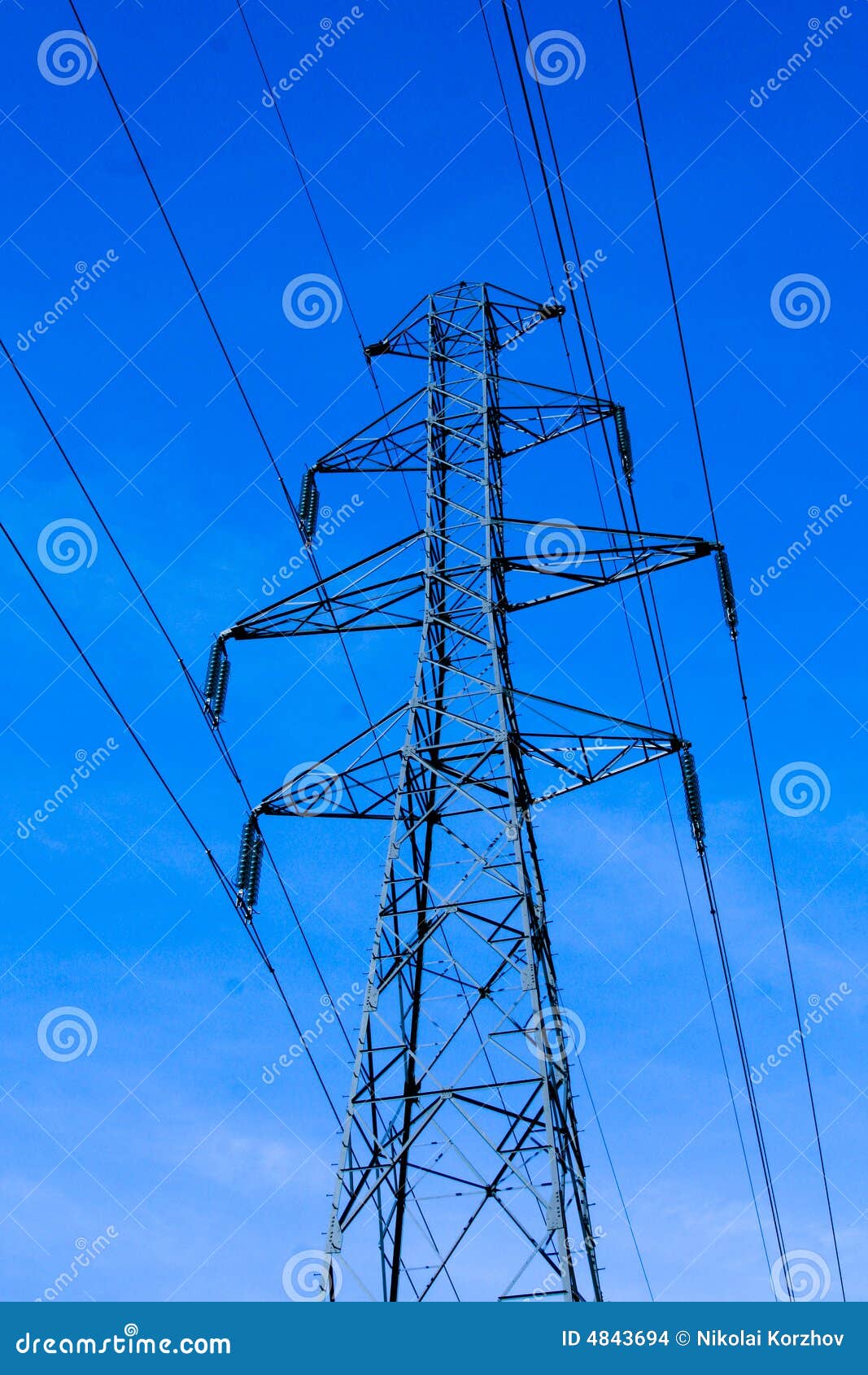 Transmission Tower stock photo. Image of power, beauty - 4843694