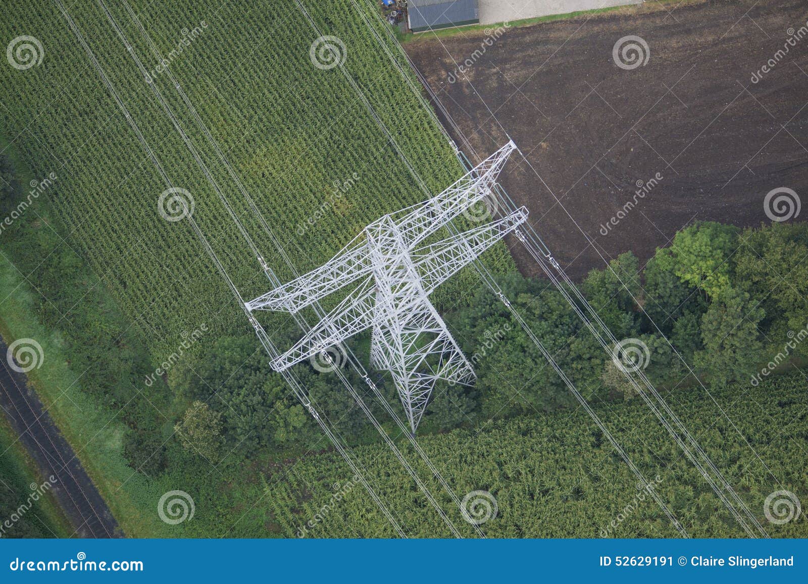 Transmission tower stock image. Image of construction - 52629191