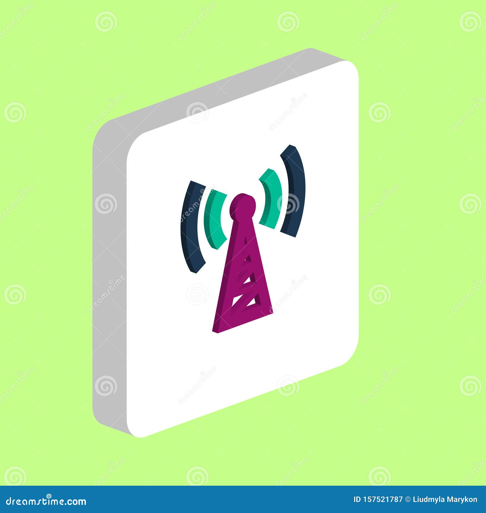 Transmitter Computer Symbol Stock Illustration - Illustration of ...