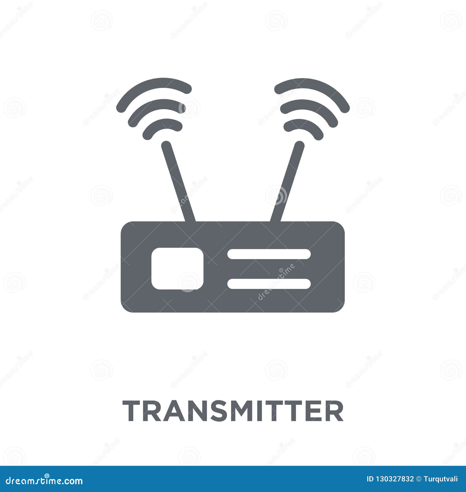 Transmitter Icon from Communication Collection. Stock Vector ...