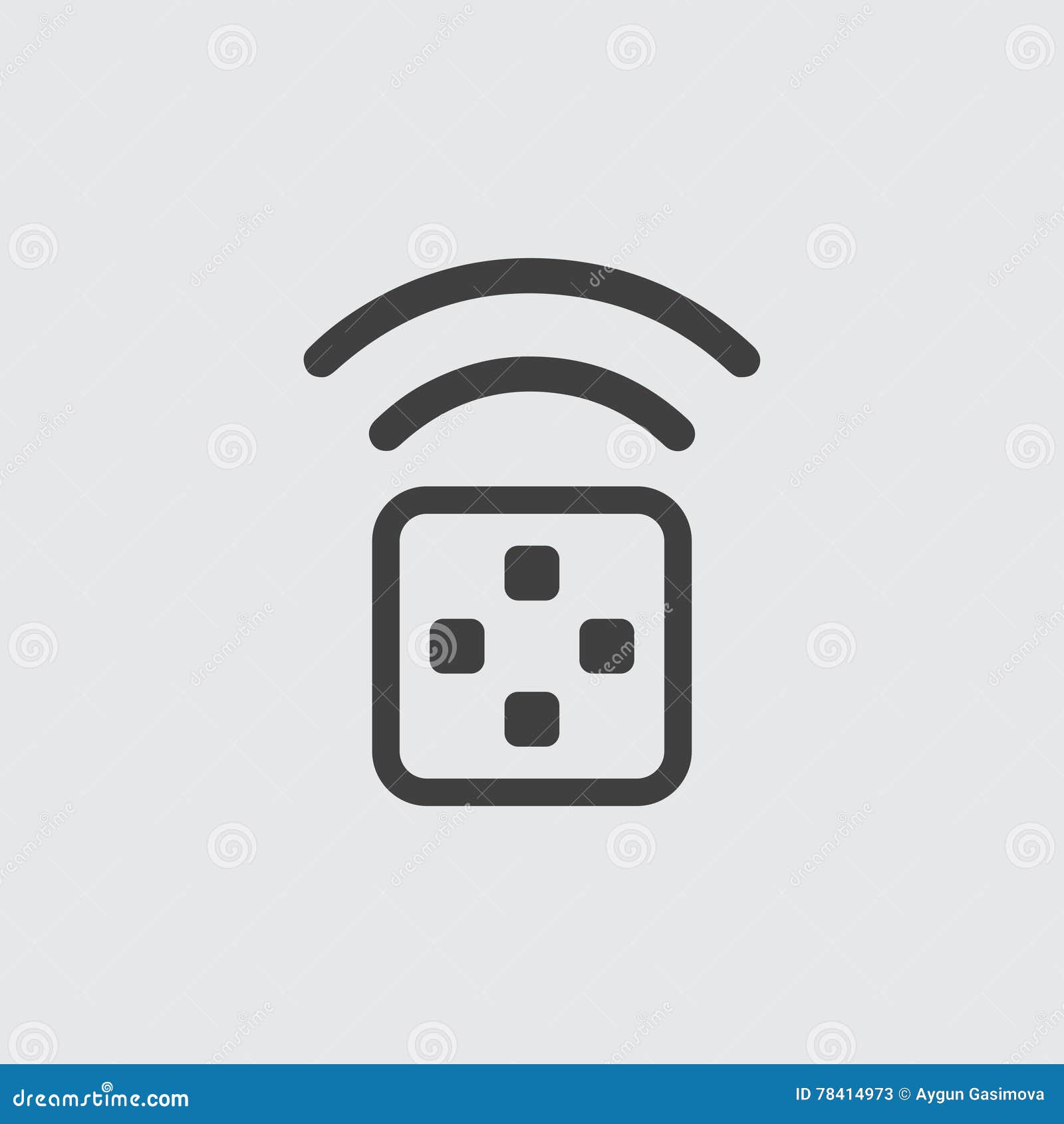 Transmitter Icon Illustration Stock Vector - Illustration of modern ...