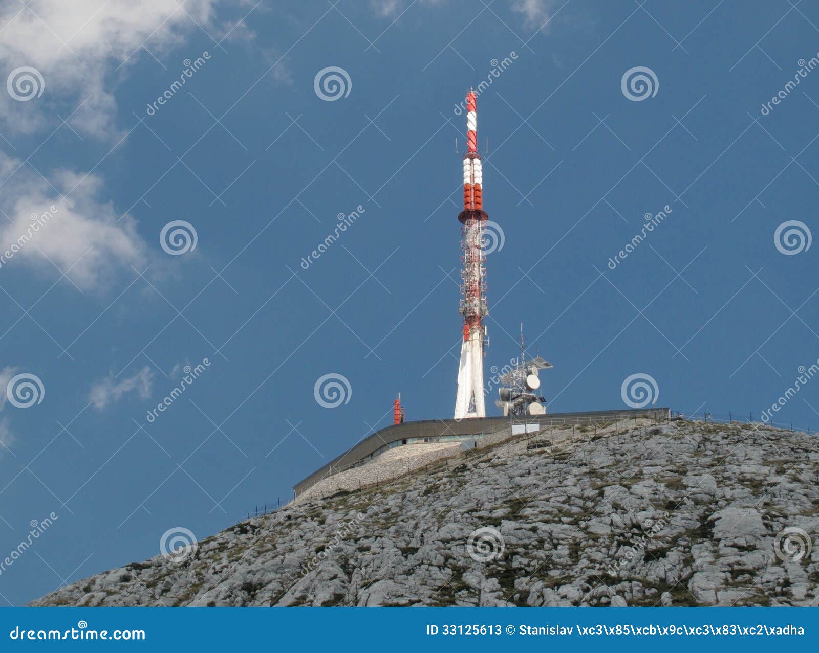 The Transmitter at the Summit of Sv. Jure - the Highest Mountain in ...