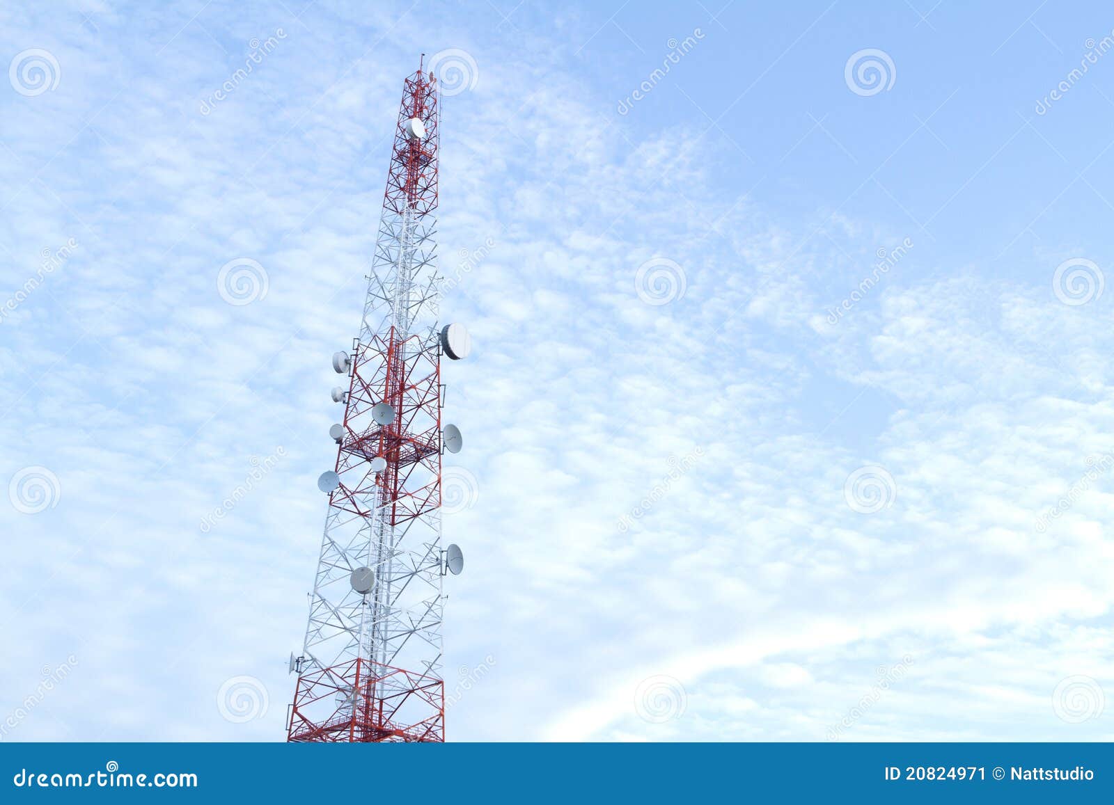 Transmitter tower stock image. Image of mast, television - 20824971