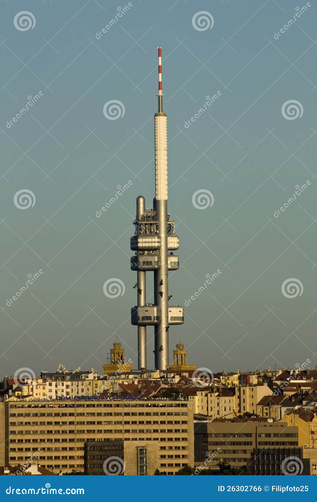 Transmitter tower stock photo. Image of europe, high - 26302766
