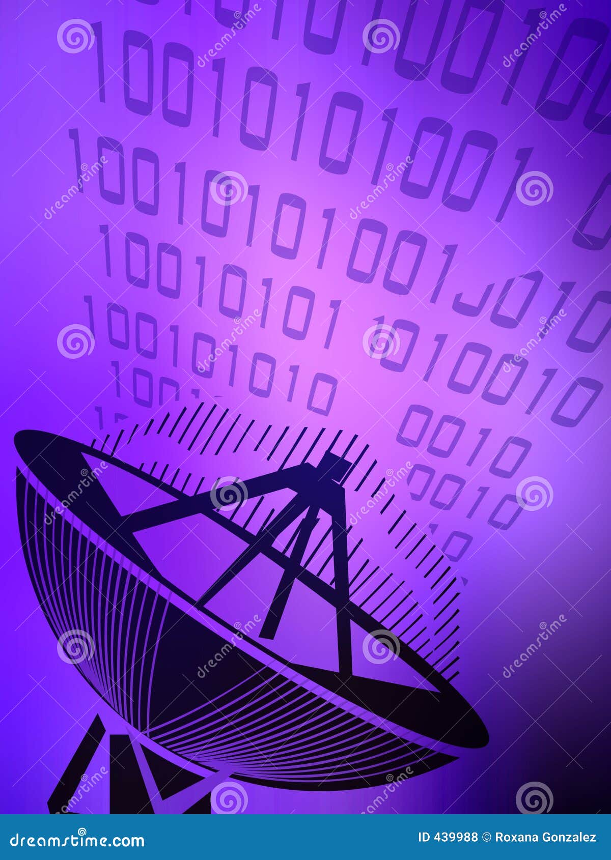 Transmitting data stock illustration. Illustration of satellite - 439988