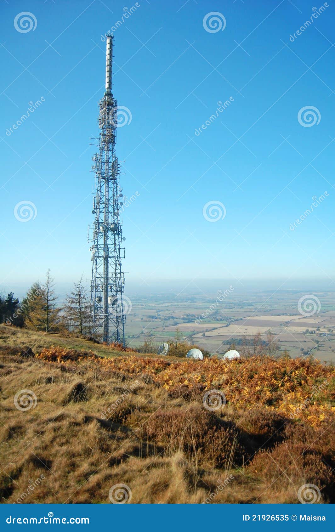 Transmitting tower stock image. Image of transmitter - 21926535