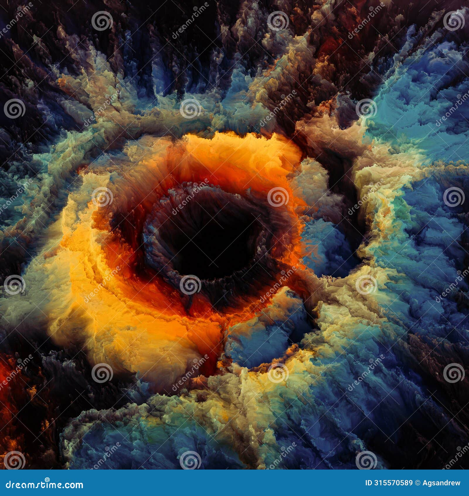 Transmutation of Tactile Colors Stock Illustration - Illustration of ...