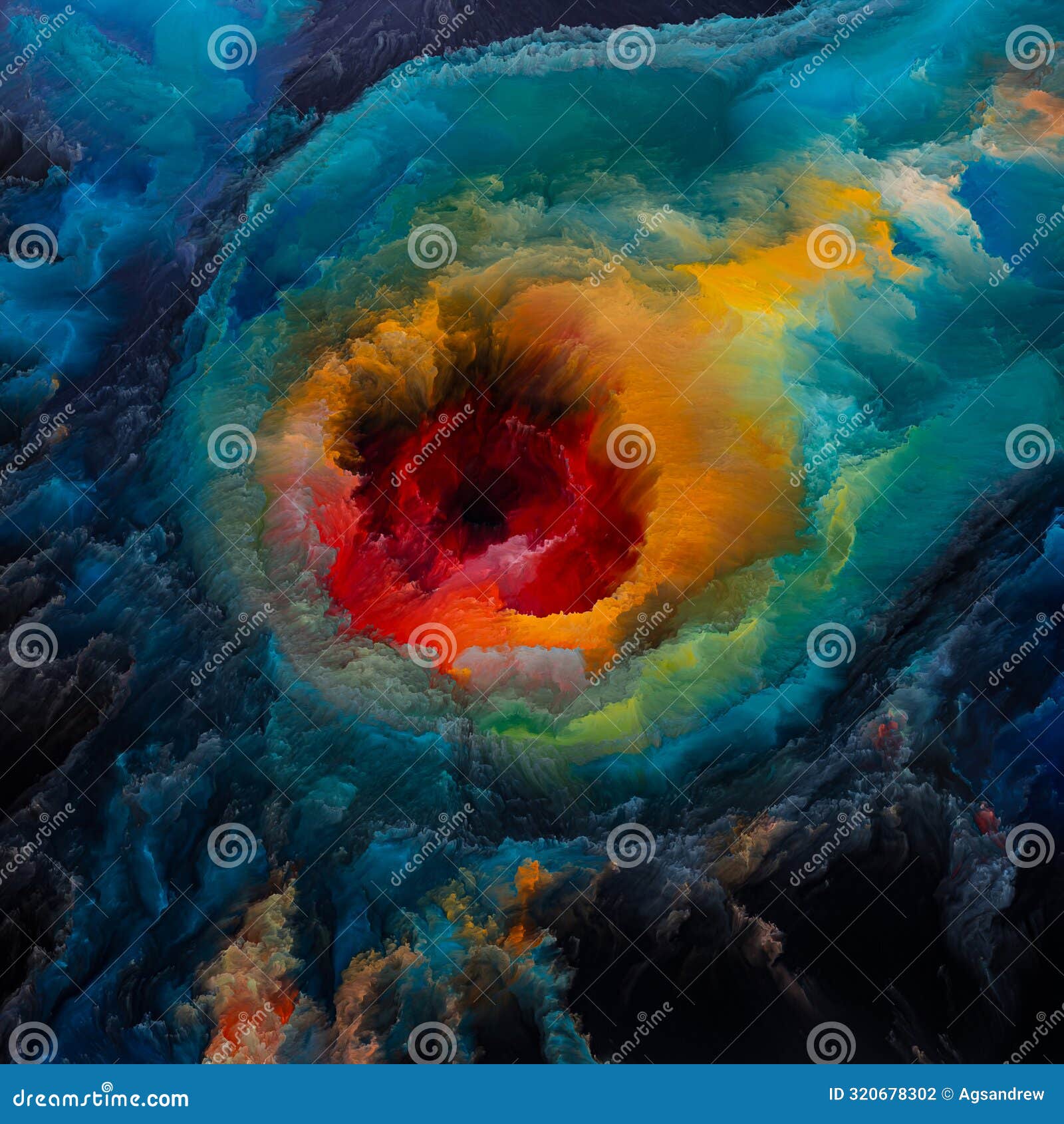 Transmutation of Tactile Colors Stock Illustration - Illustration of ...