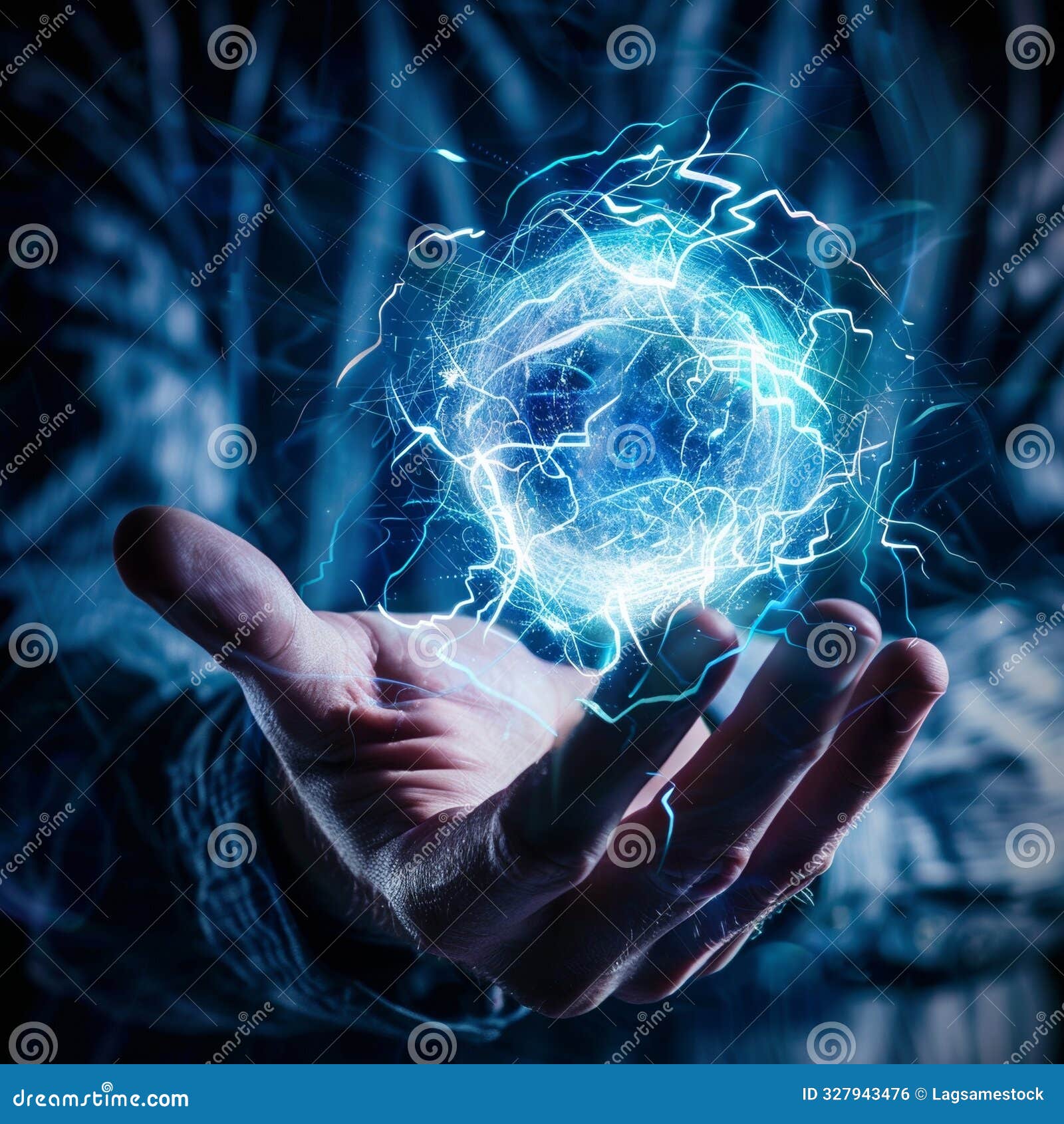 Transmuting Energy Into A Tangible Force Stock Photo | CartoonDealer ...