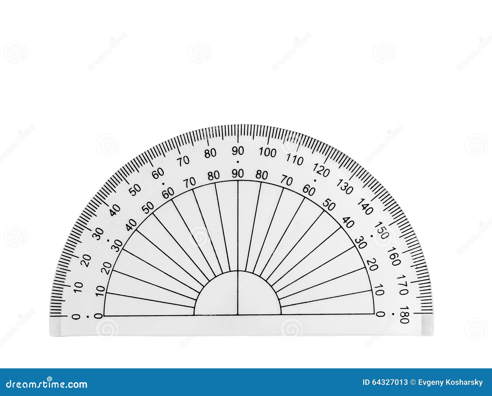 Transparante Plastic Gradenboog Stock Afbeelding - Image of graad ...