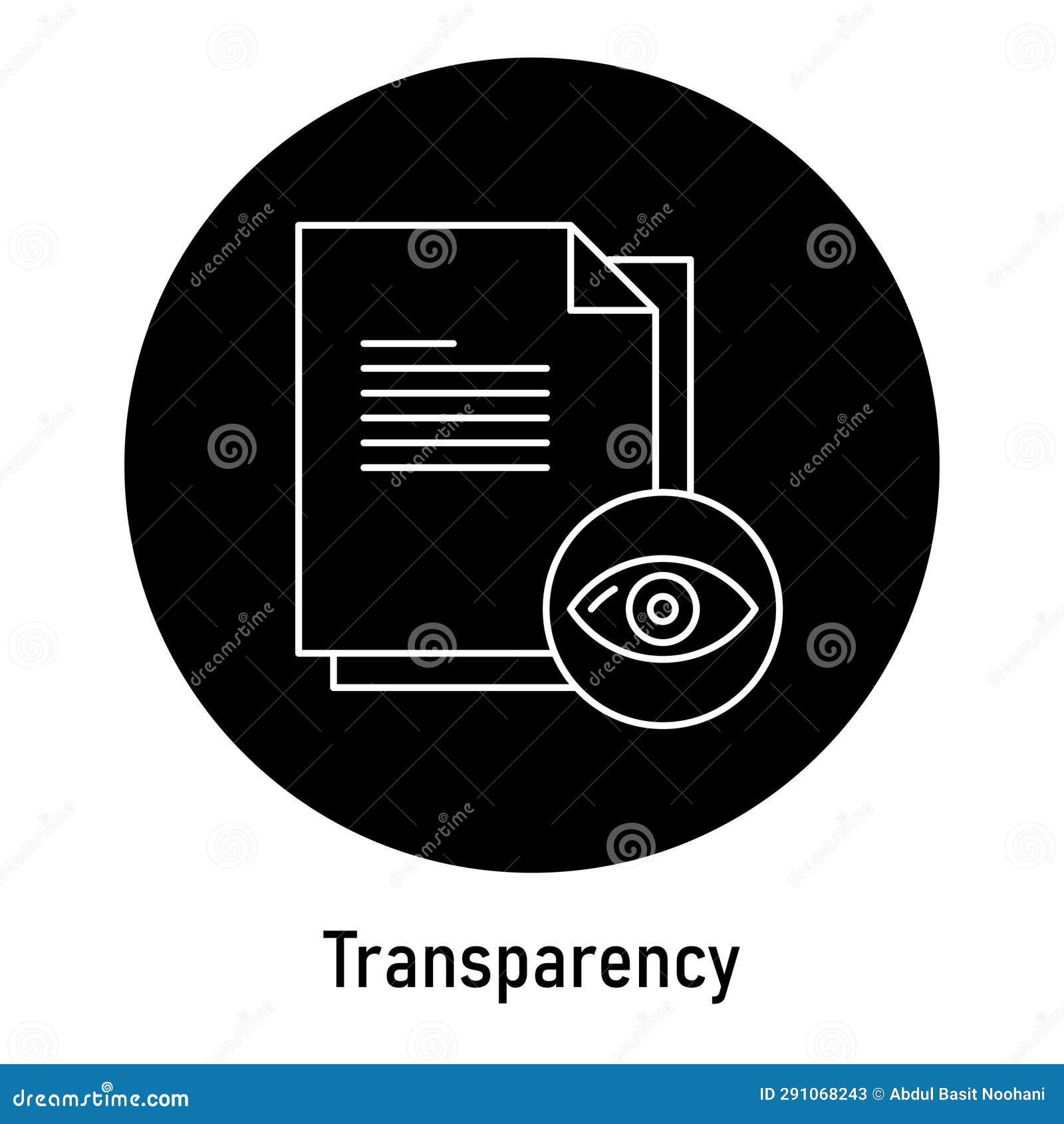 Transparency GDPR Icon: Open Data Practices. Data Openness Symbol, GDPR Data Transparency ...