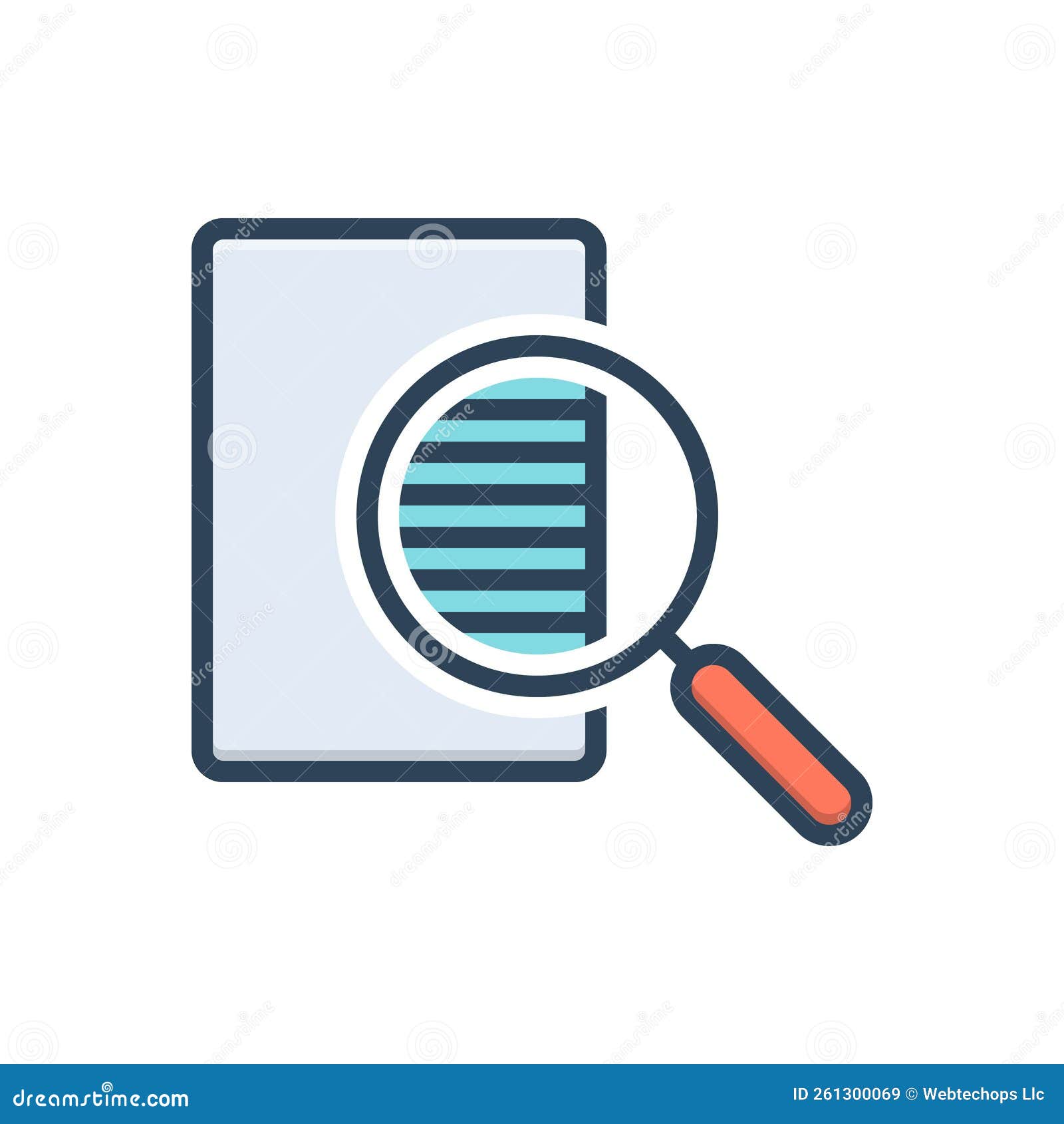 Color Illustration Icon for Transparency, Page and Clarity Stock Vector ...