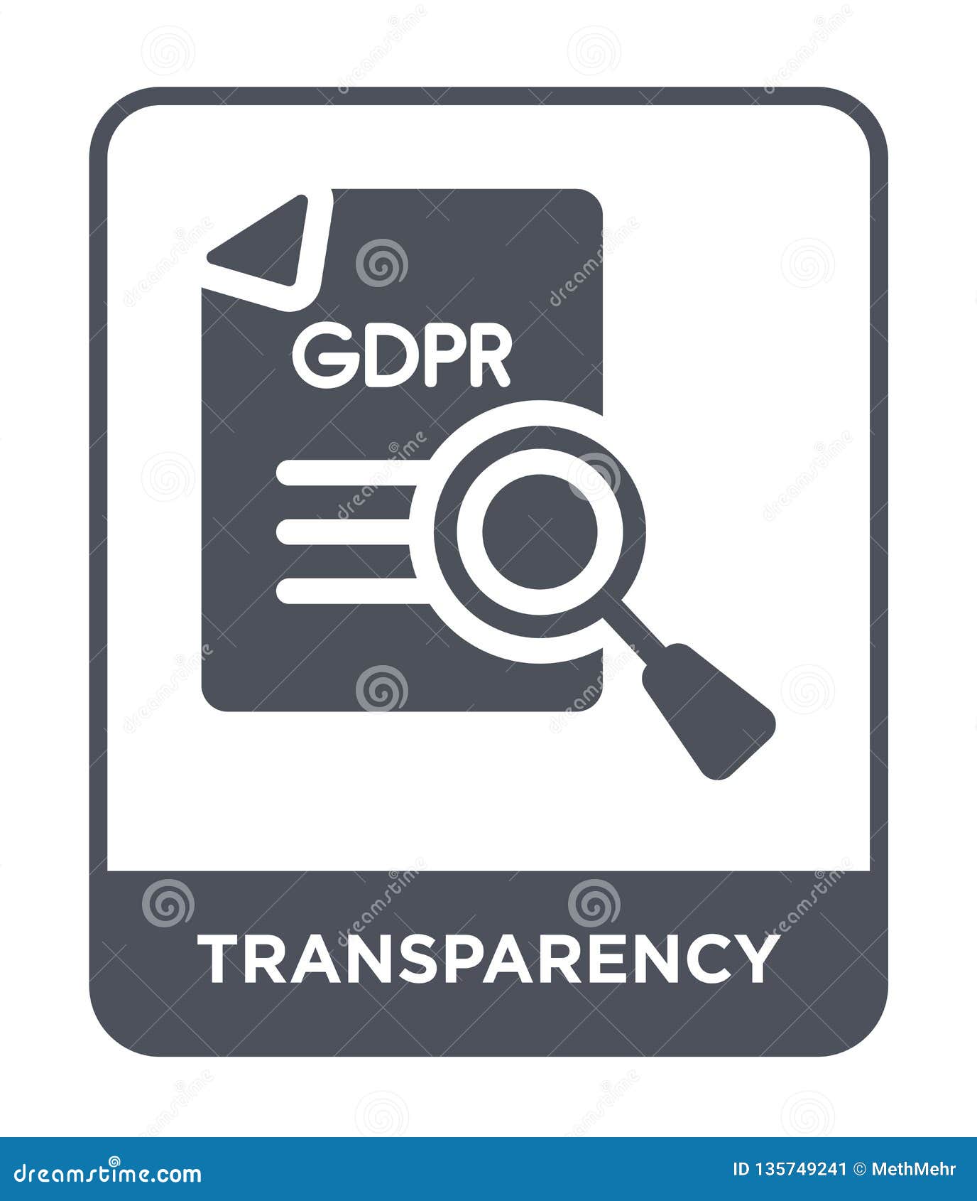 Transparency Icon in Trendy Design Style. Transparency Icon Isolated on ...