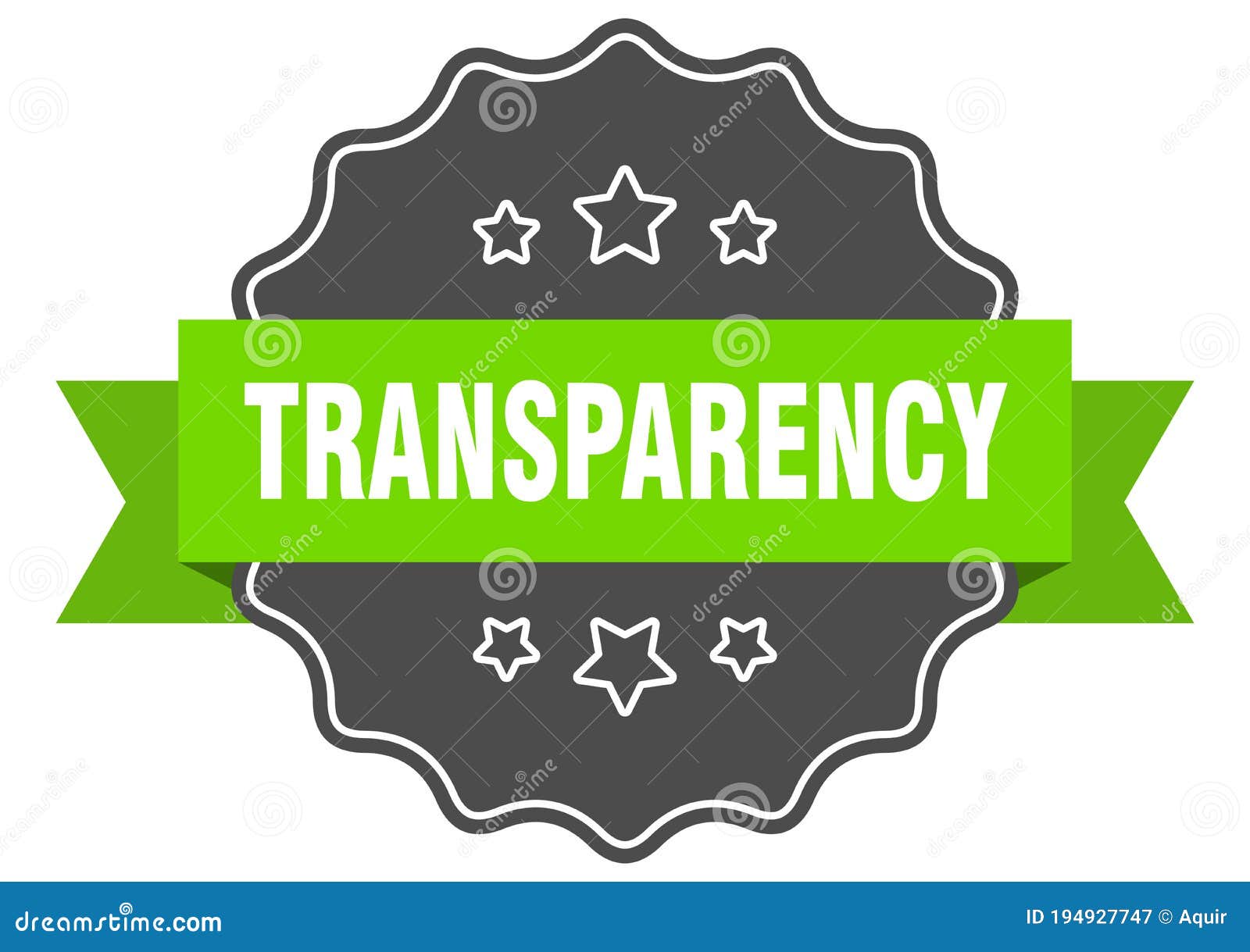 Transparency Label. Transparency Isolated Seal. Sticker. Sign Stock ...