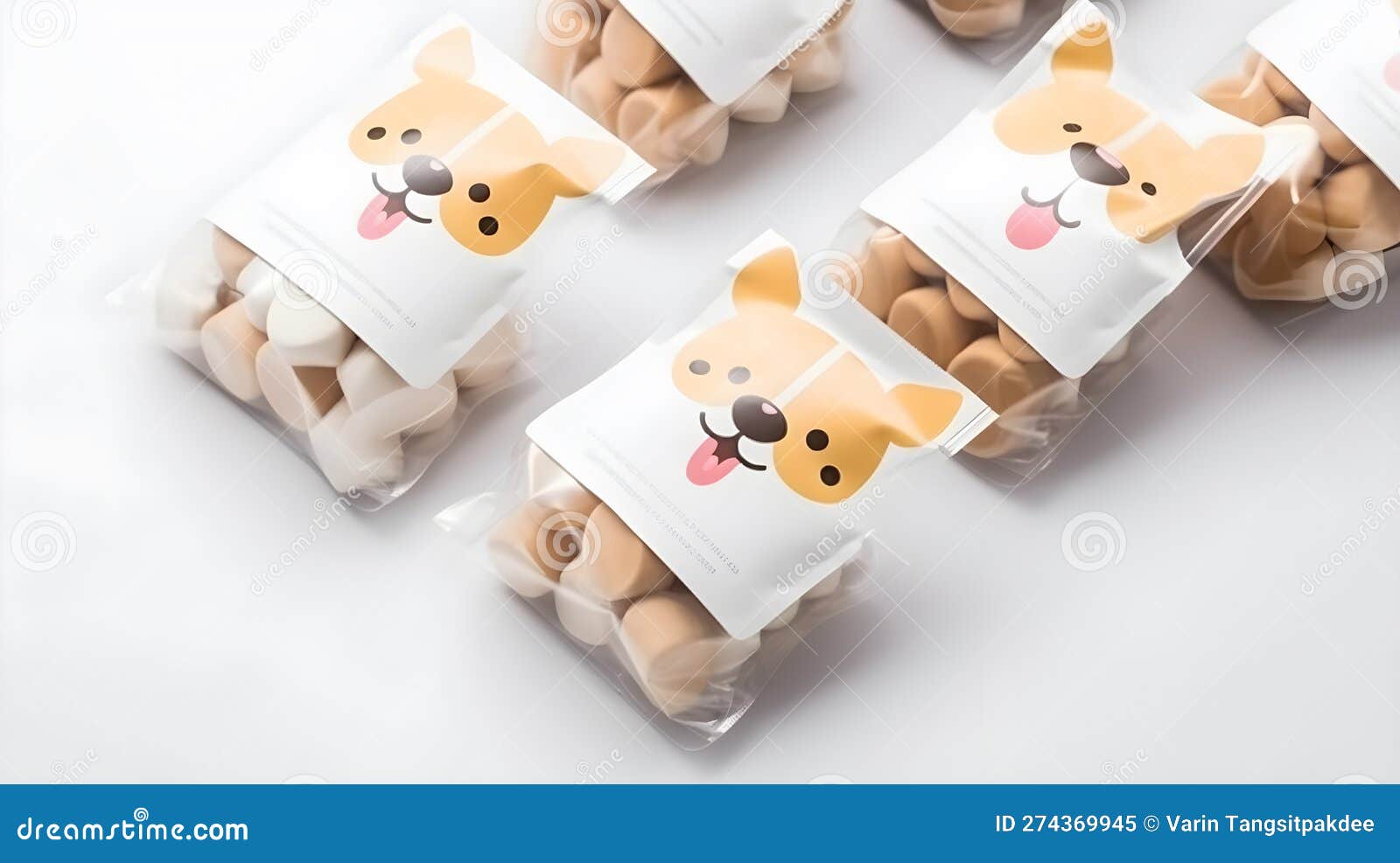 A Transparency White Cute Product Packaging with Dog Face on it for ...