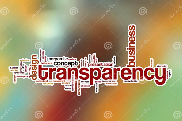 Transparency Word Cloud with Abstract Background Stock Image - Image of ...