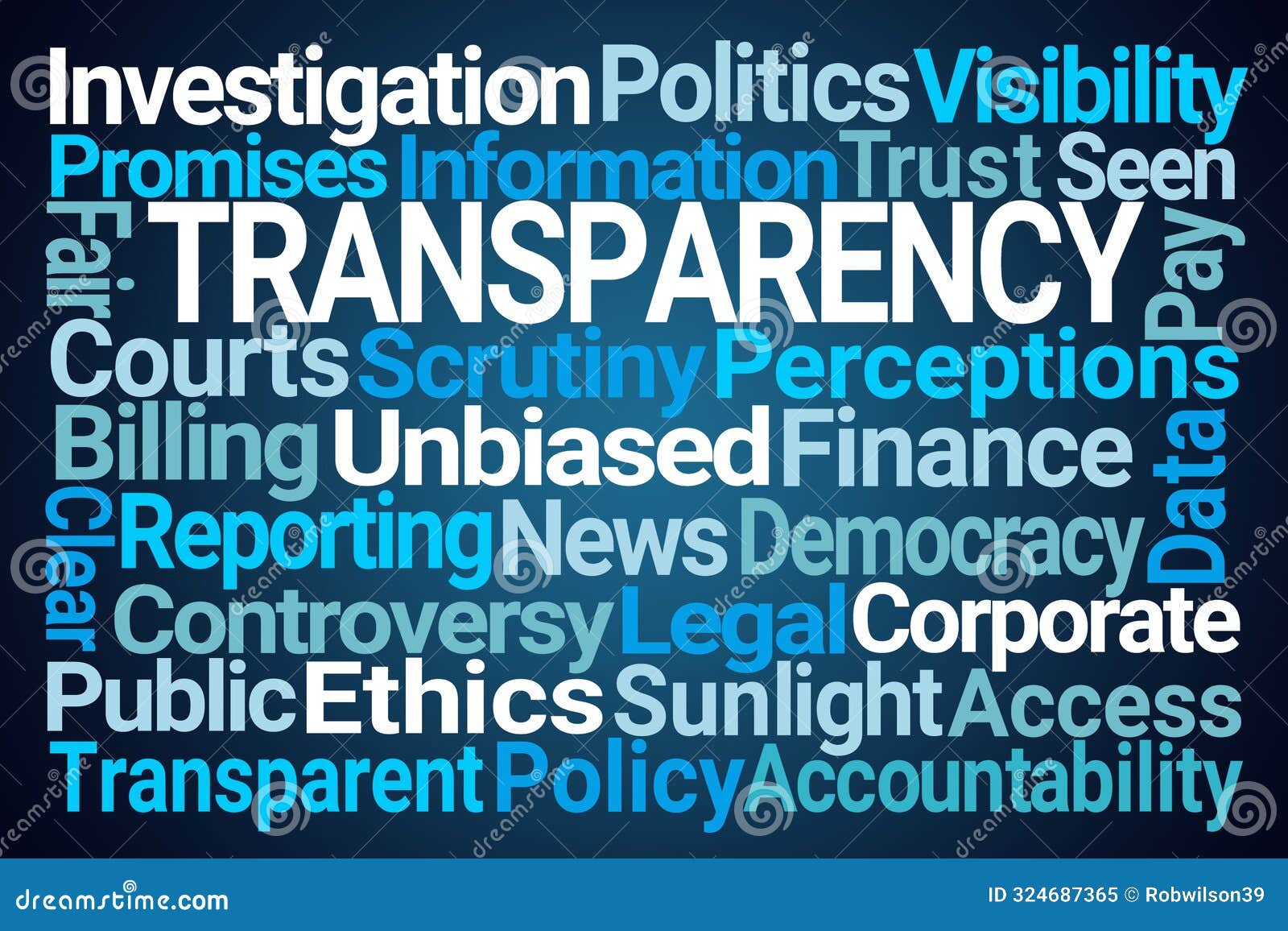 Transparency Word Cloud stock illustration. Illustration of scrutiny ...