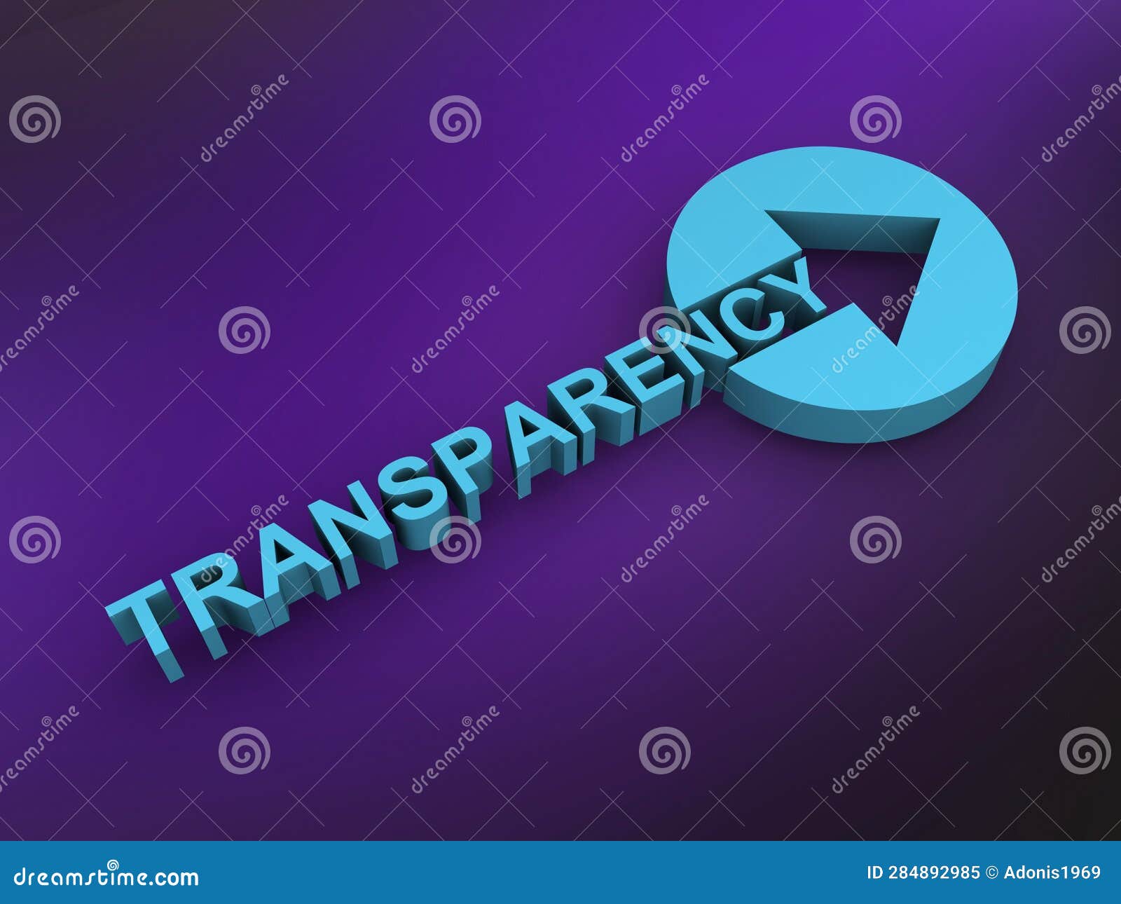 Transparency Word on Purple Stock Illustration - Illustration of chain ...