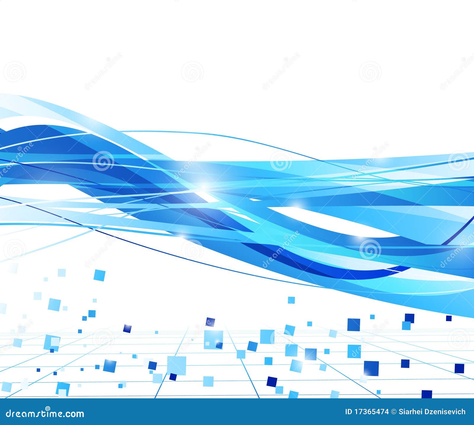 Transparent Abstract Blue Wave Background Stock Vector - Illustration ...