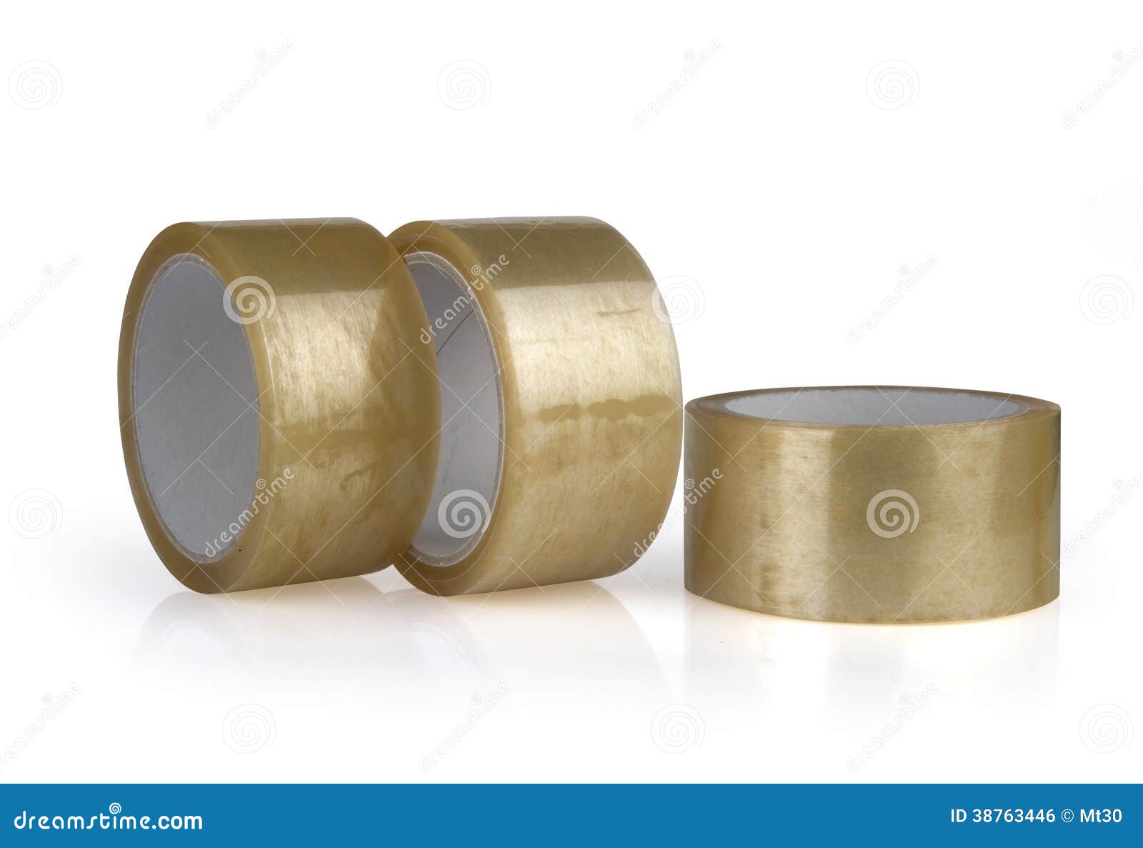 Transparent adhesive tapes stock photo. Image of transparent - 38763446