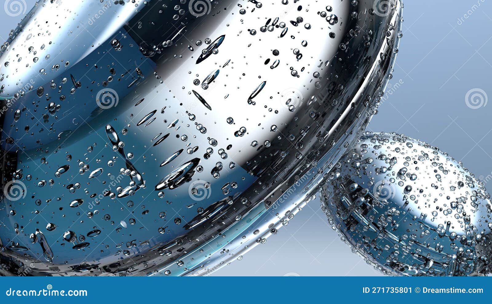 Transparent Atmospheric Nice Reflection Abstract 3d Rendering Fresh and ...